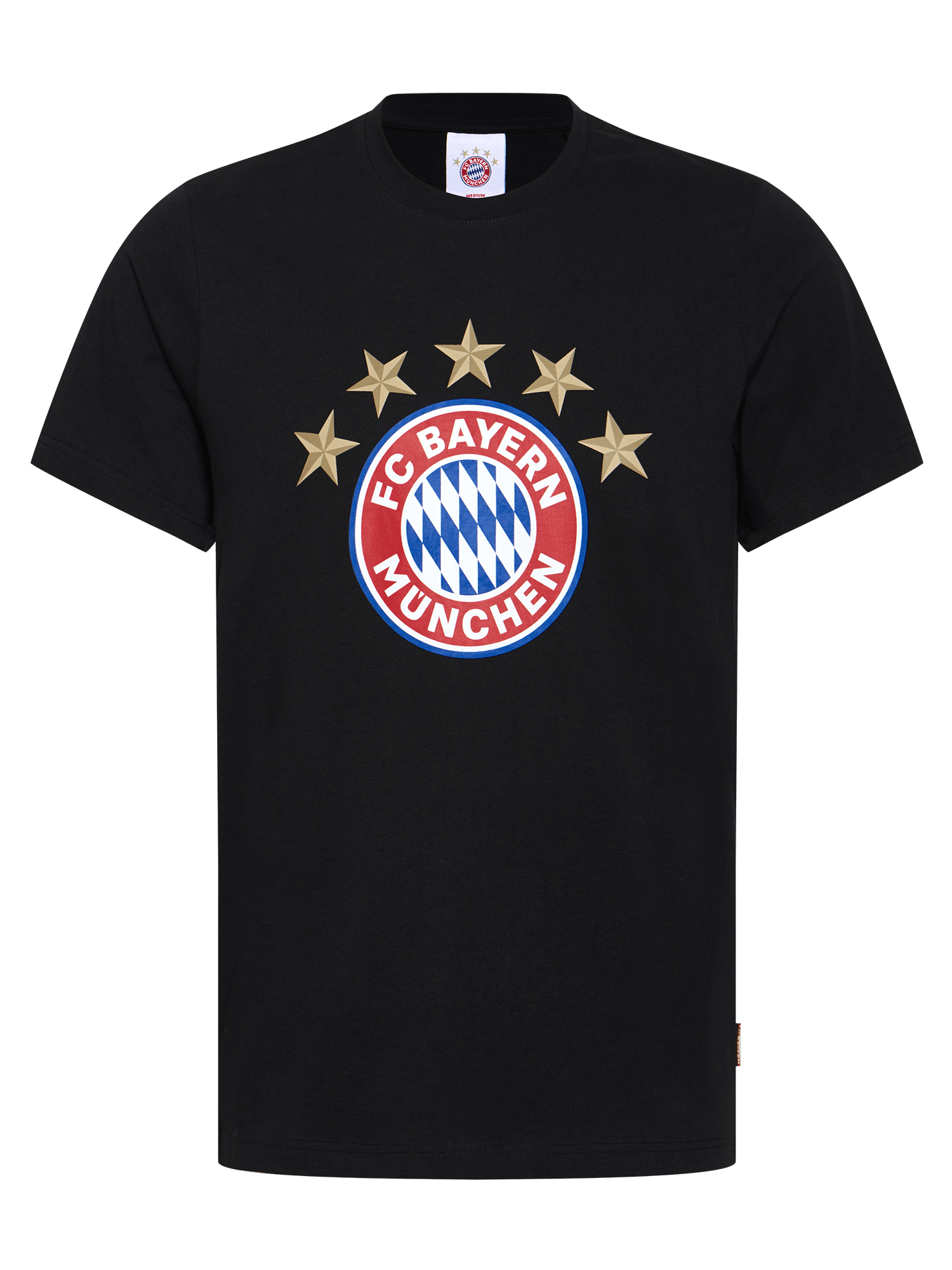 Men T-shirt with logo black | Official FC Bayern Munich Store