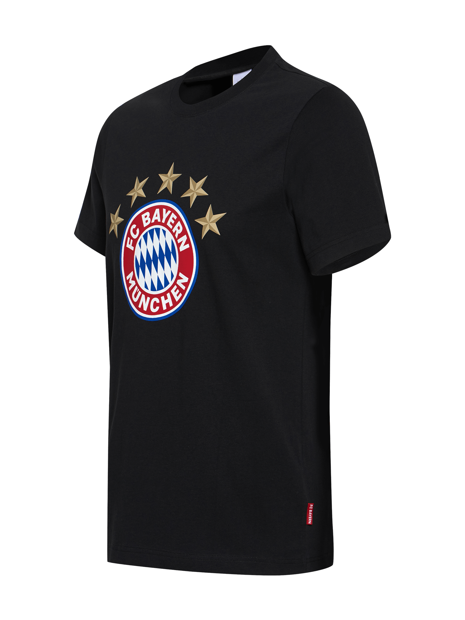 Men T-shirt with logo black | Official FC Bayern Munich Store