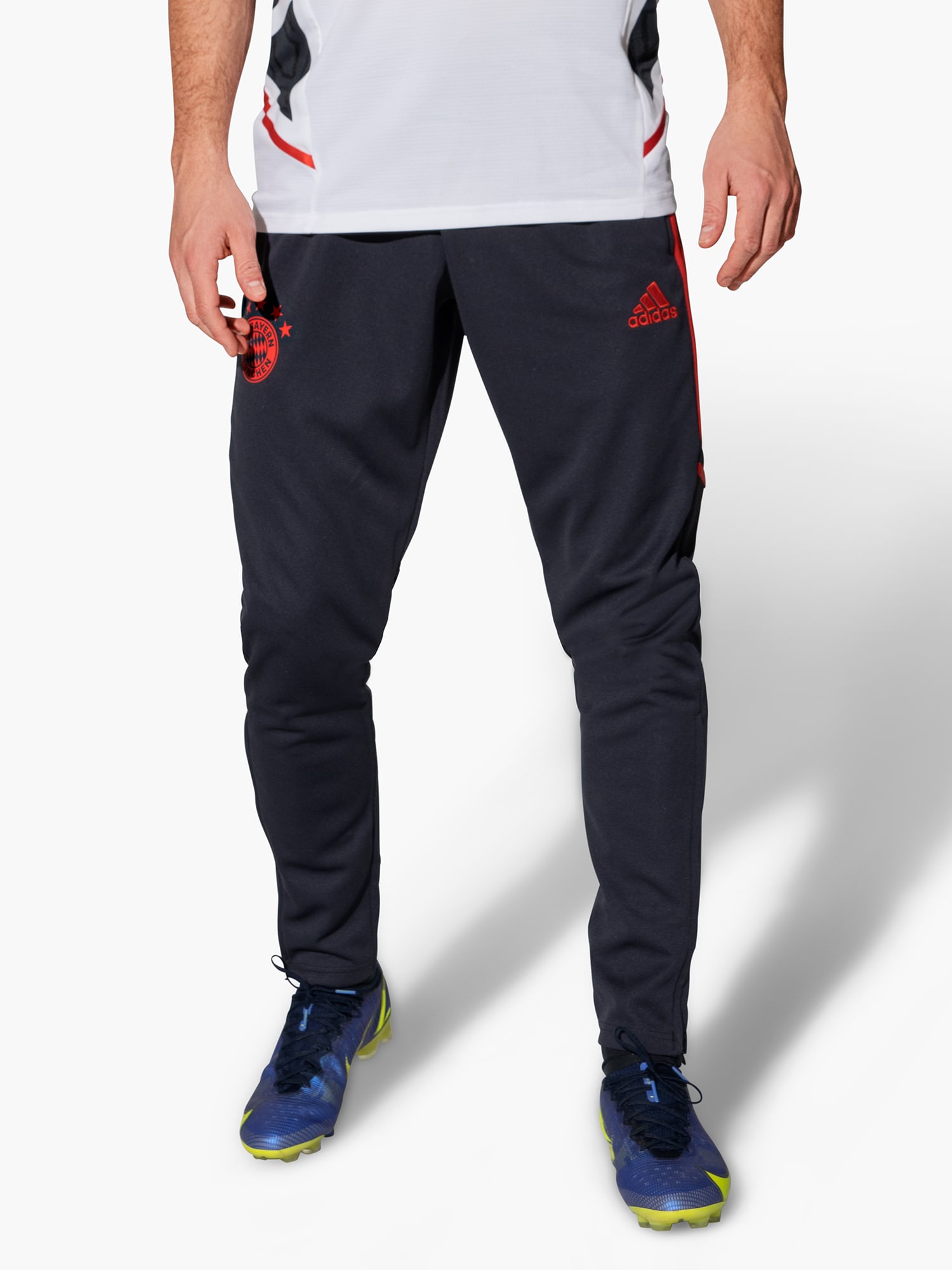 Hombres Pantalones De Entrenamiento Teamline Gris Tienda Fc Bayern Múnich