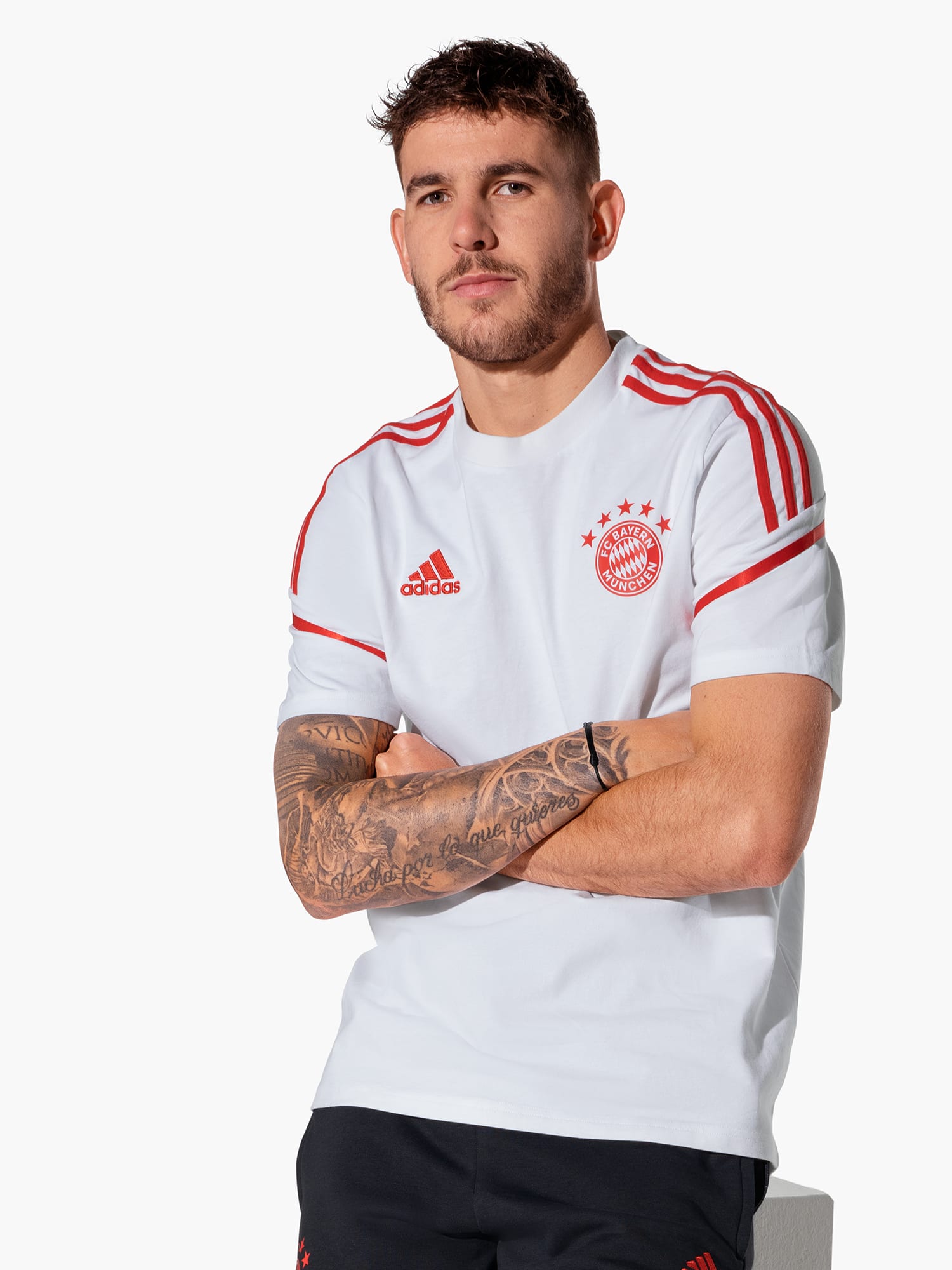 Men Teamline T-shirt white | Official FC Bayern Munich Store