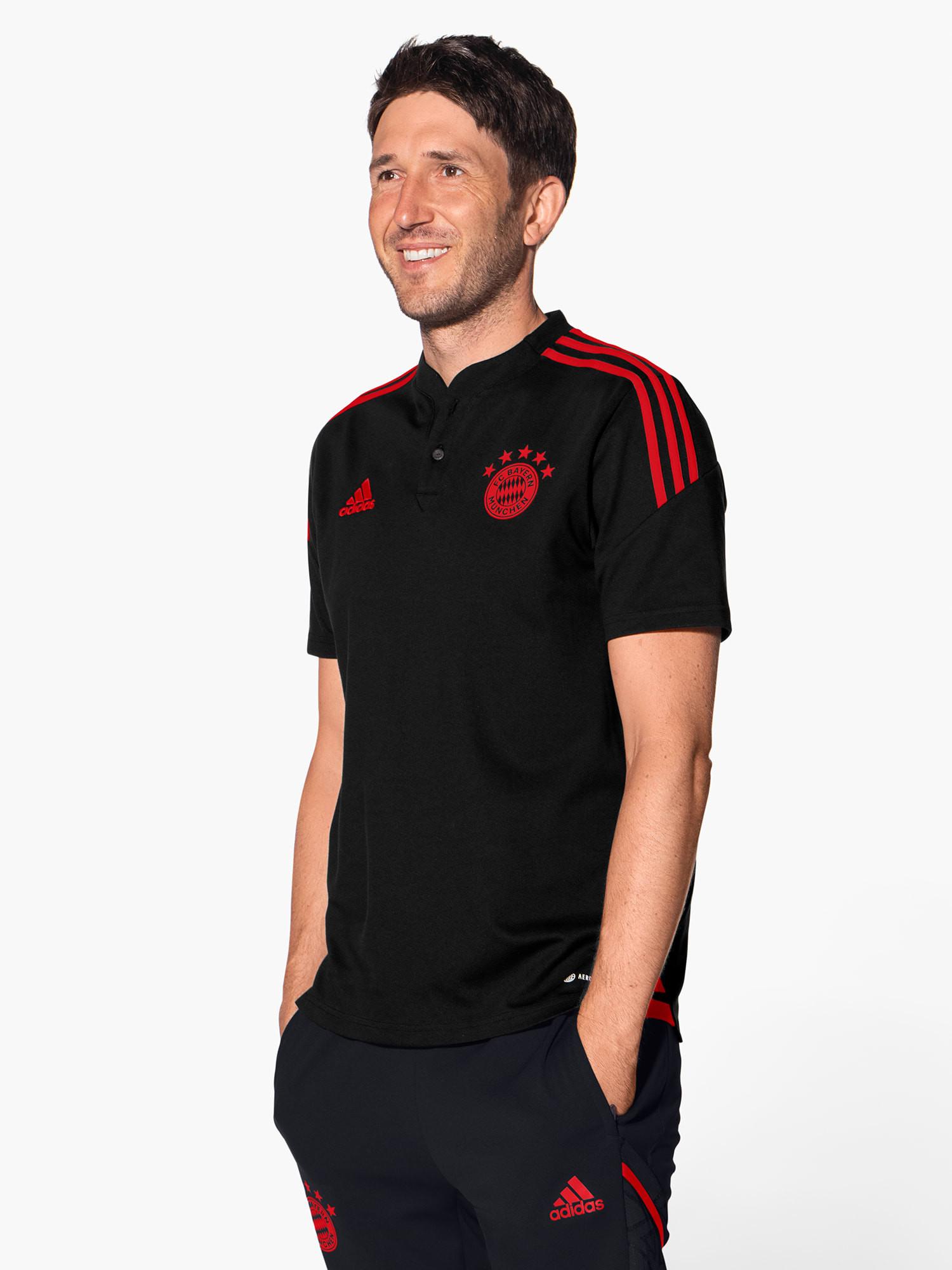 Men Teamline polo shirt black | Official FC Bayern Munich Store