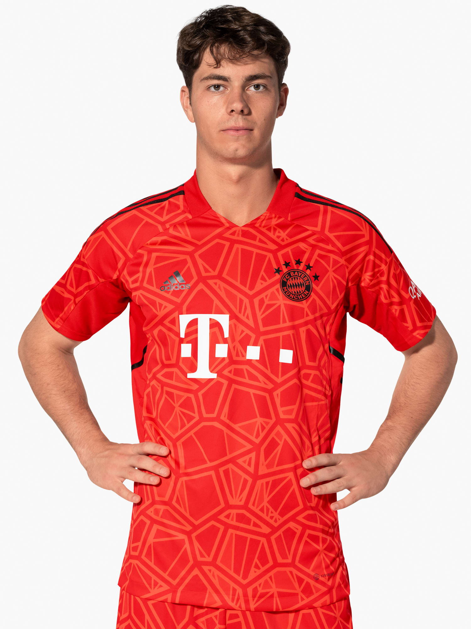 Hombres Camiseta De Portero 22 23 Rojo Tienda Fc Bayern Múnich