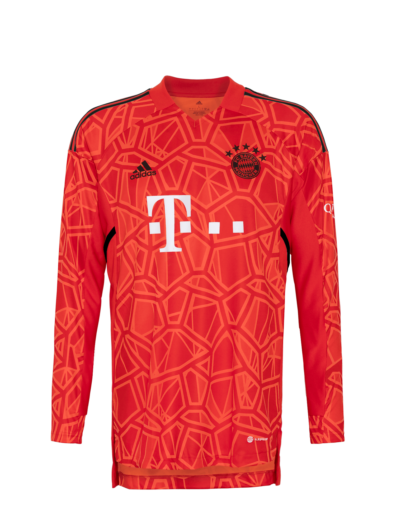 Niños Camiseta De Manga Larga De Portero 22 23 Rojo Tienda Fc Bayern