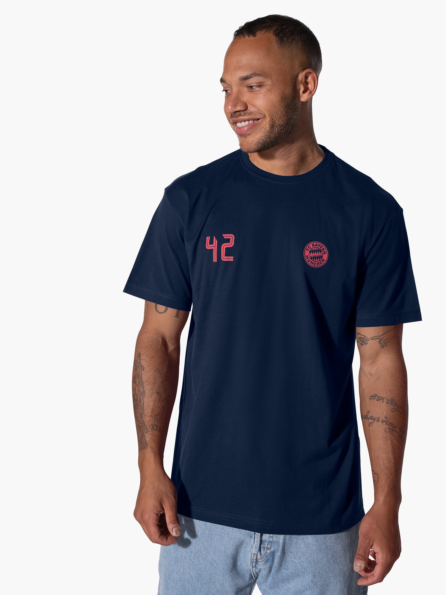 Hombres Camiseta Musiala Azul Marino Tienda Fc Bayern Múnich