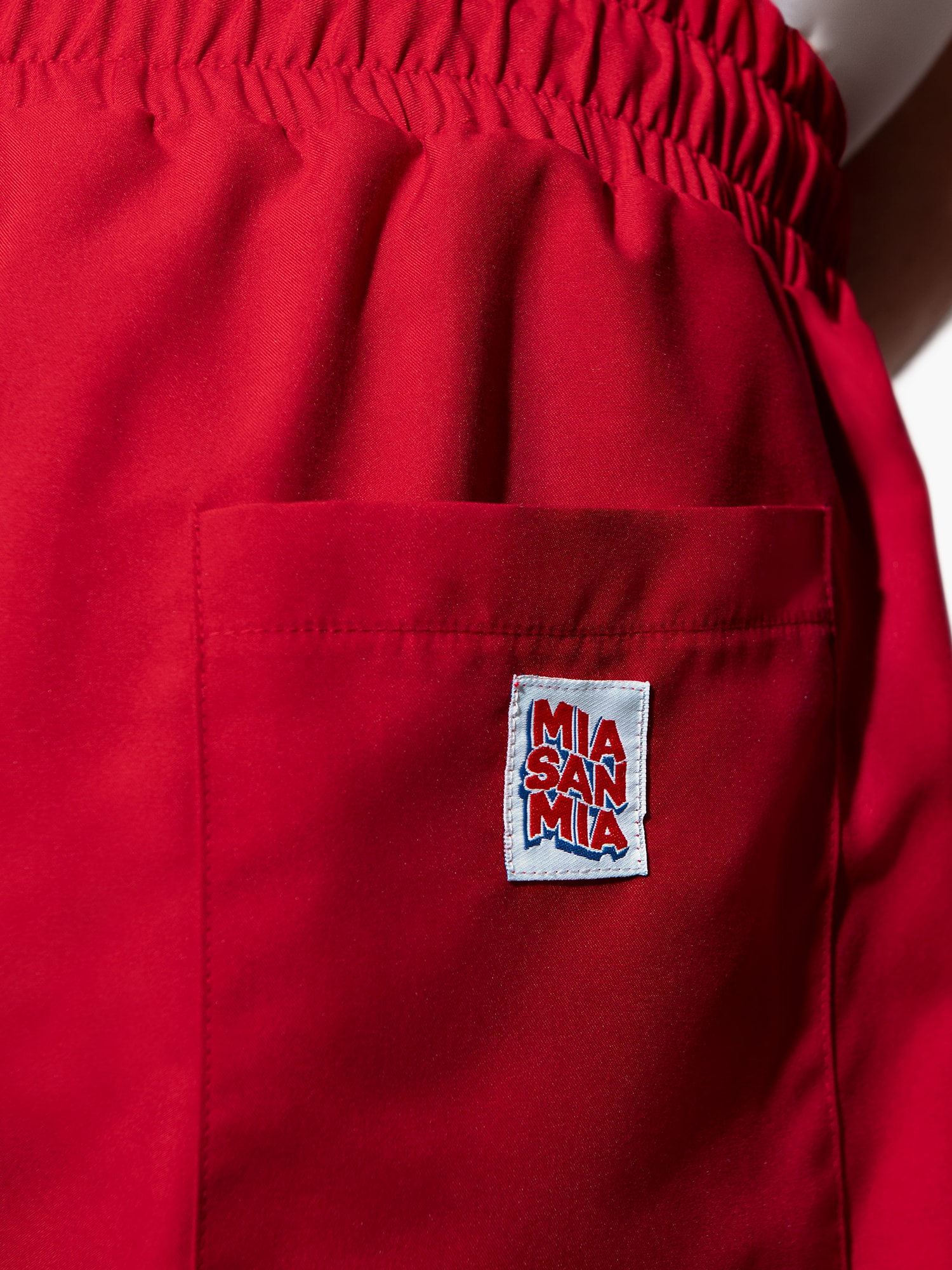 Men Mia san mia reactive swimming trunks red | Official FC Bayern ...