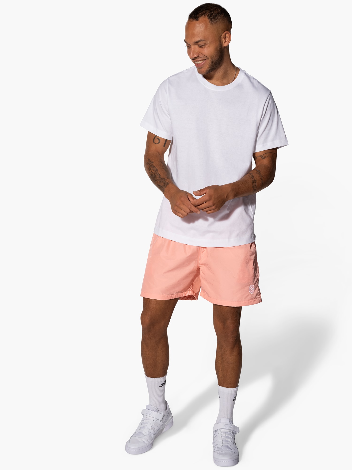 Men Pastel shorts pink | Official FC Bayern Munich Store