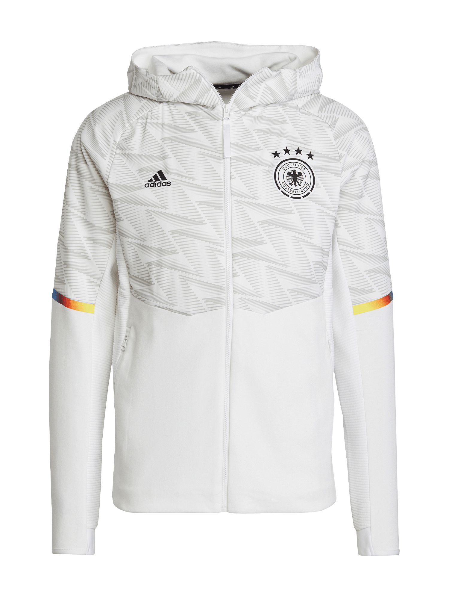 Men DFB World Cup hooded jacket white | Official FC Bayern Munich Store