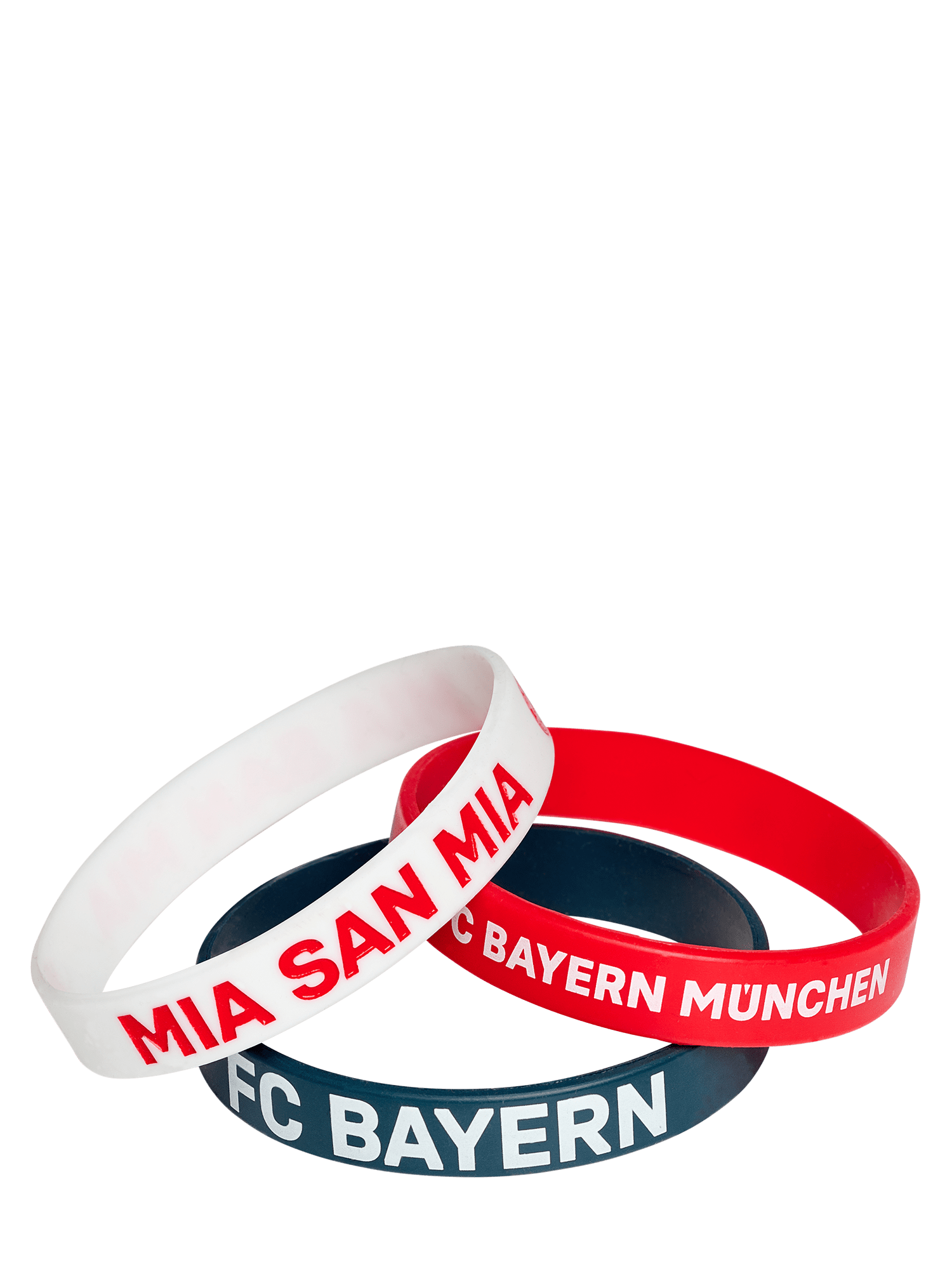 Unisex Bracelet Set Of 3 Official Fc Bayern Munich Store