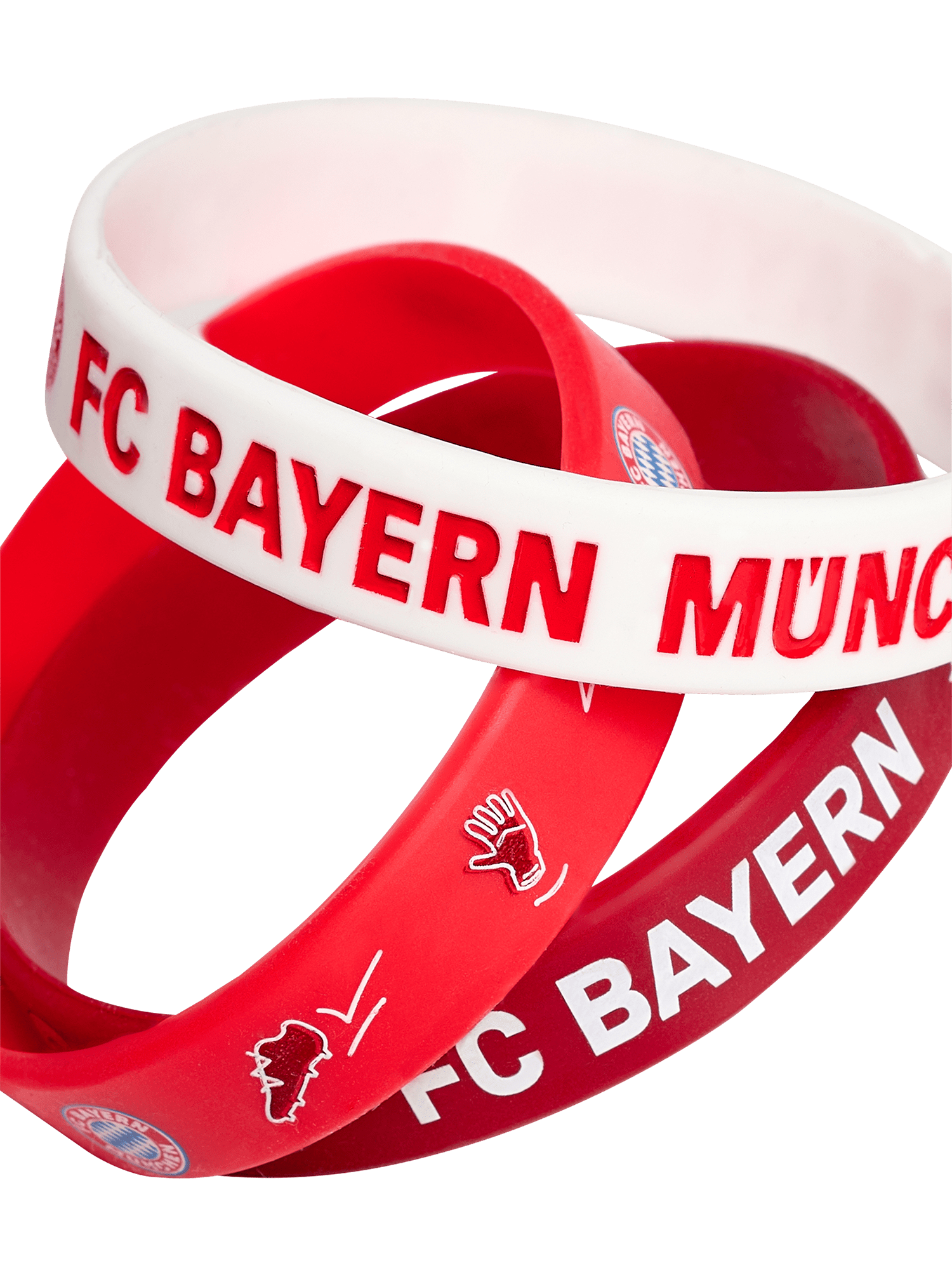 Kids Bracelet set of 3 red | Official FC Bayern Munich Store