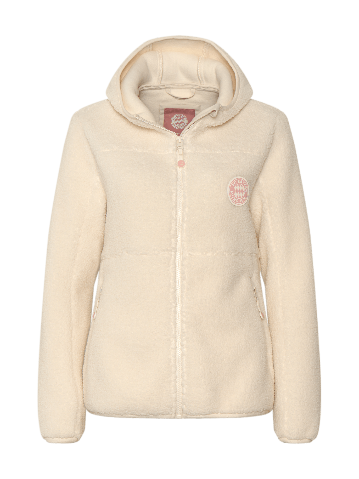 Damen Teddy Fleecejacke weiß | Offizieller FC Bayern Store