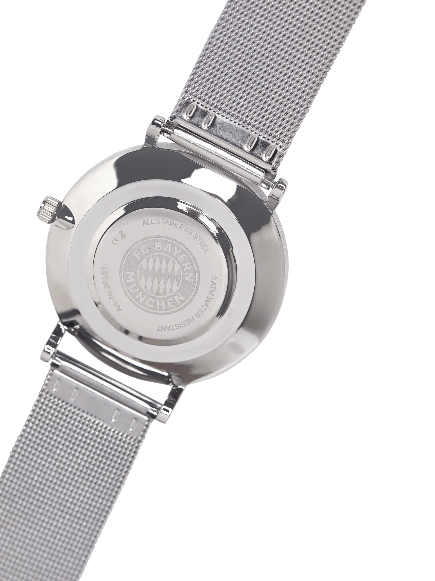 Women Wrist watch mesh strap silver | Official FC Bayern Munich Store