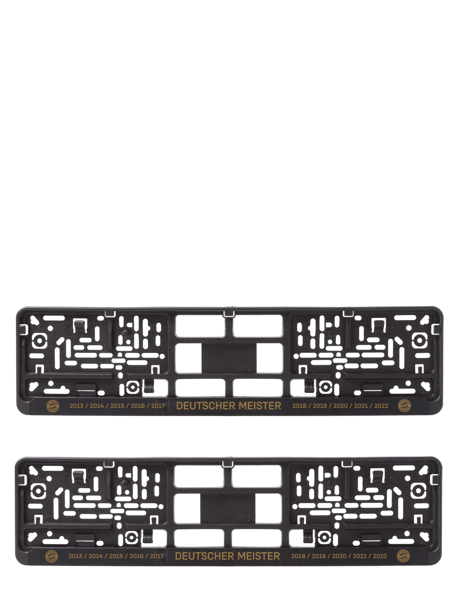 Dt.Meister number plate booster set of 2 | Official FC Bayern Munich Store