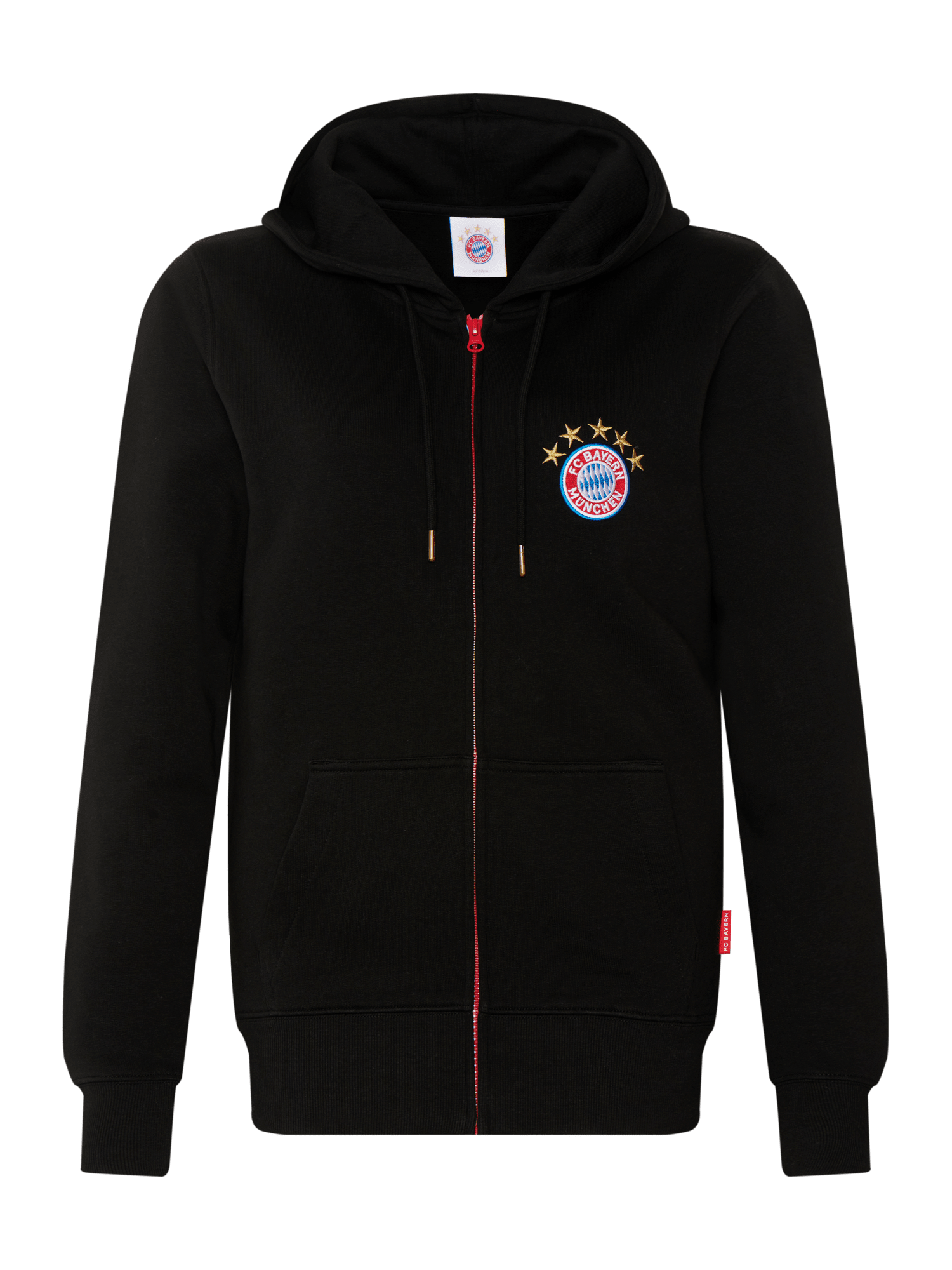 Damen Zip-Hoodie Logo schwarz | Offizieller FC Bayern Store