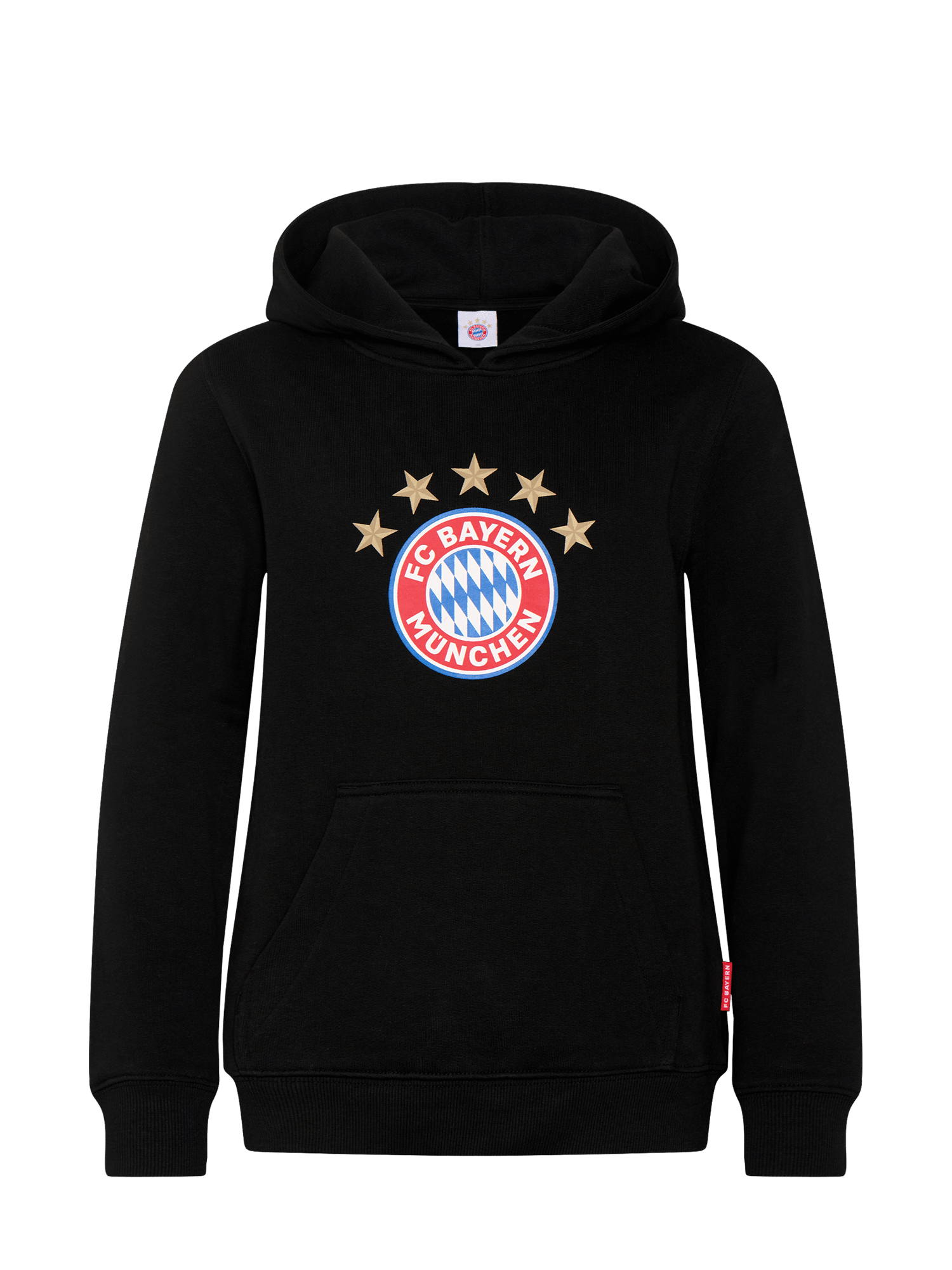 Kids Hoodie with logo black | Official FC Bayern Munich Store