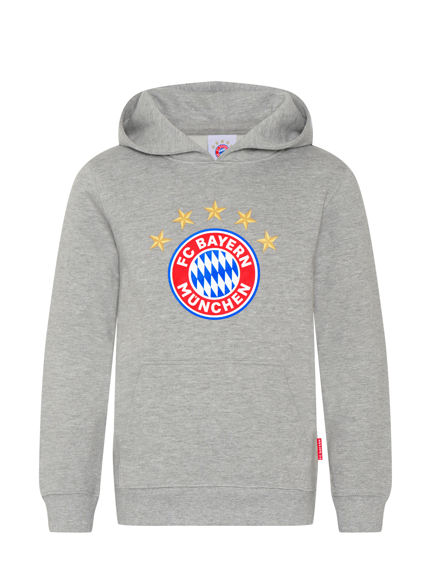 Kinder Hoodie Logo grau | Offizieller FC Bayern Store