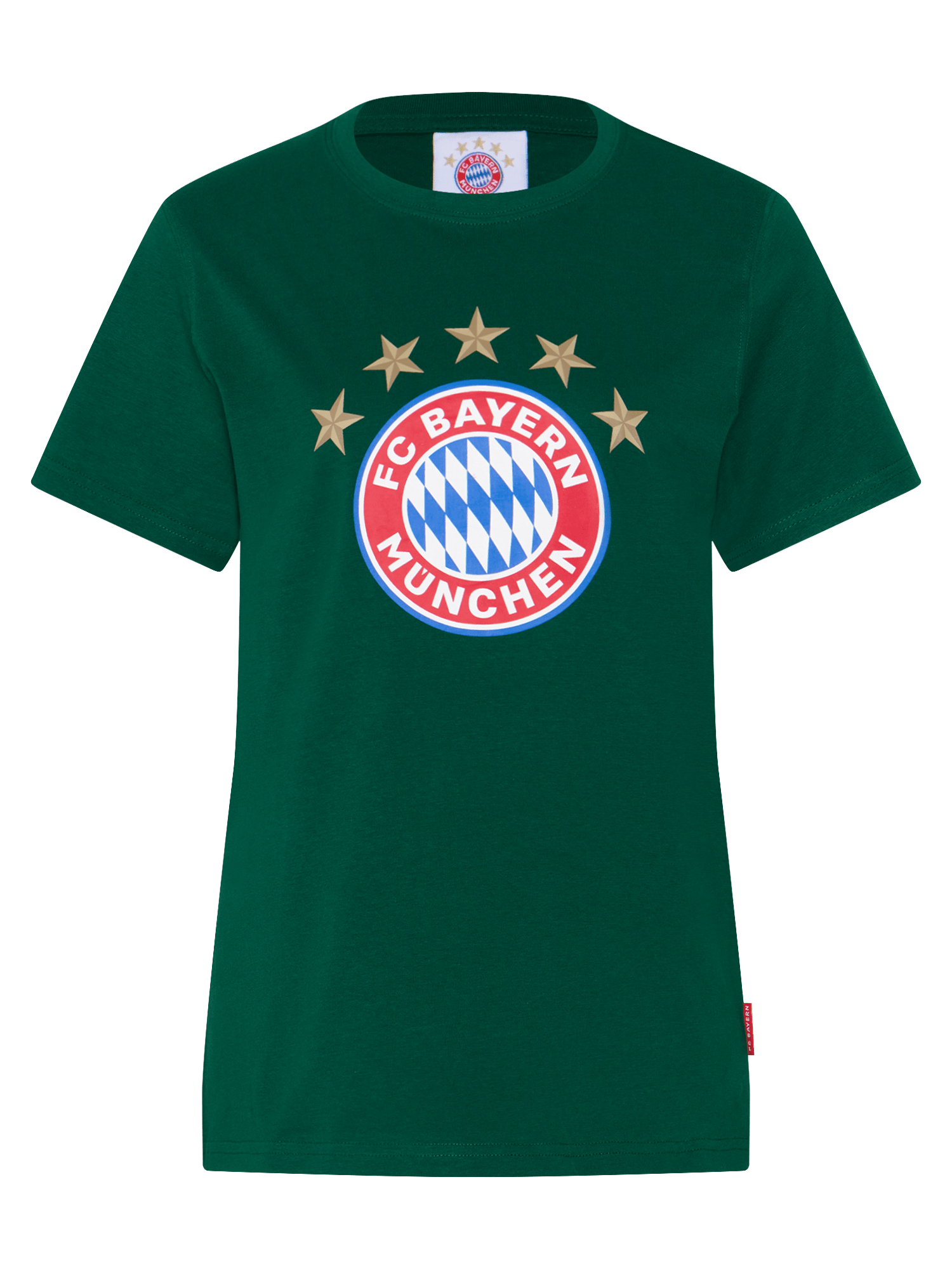 Women T-shirt with logo green | Official FC Bayern Munich Store