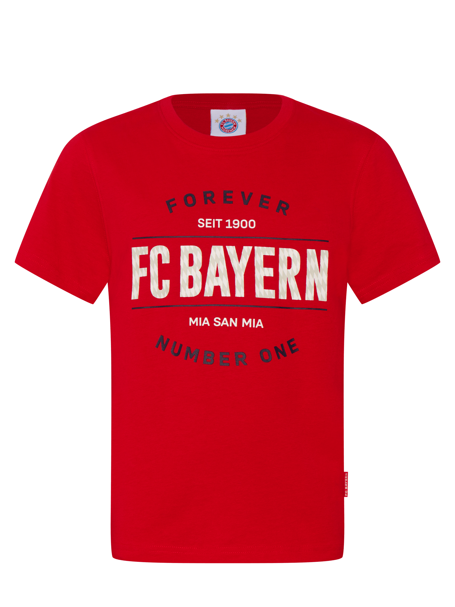 Kinder T-Shirt Forever Number One rot | Offizieller FC Bayern Store