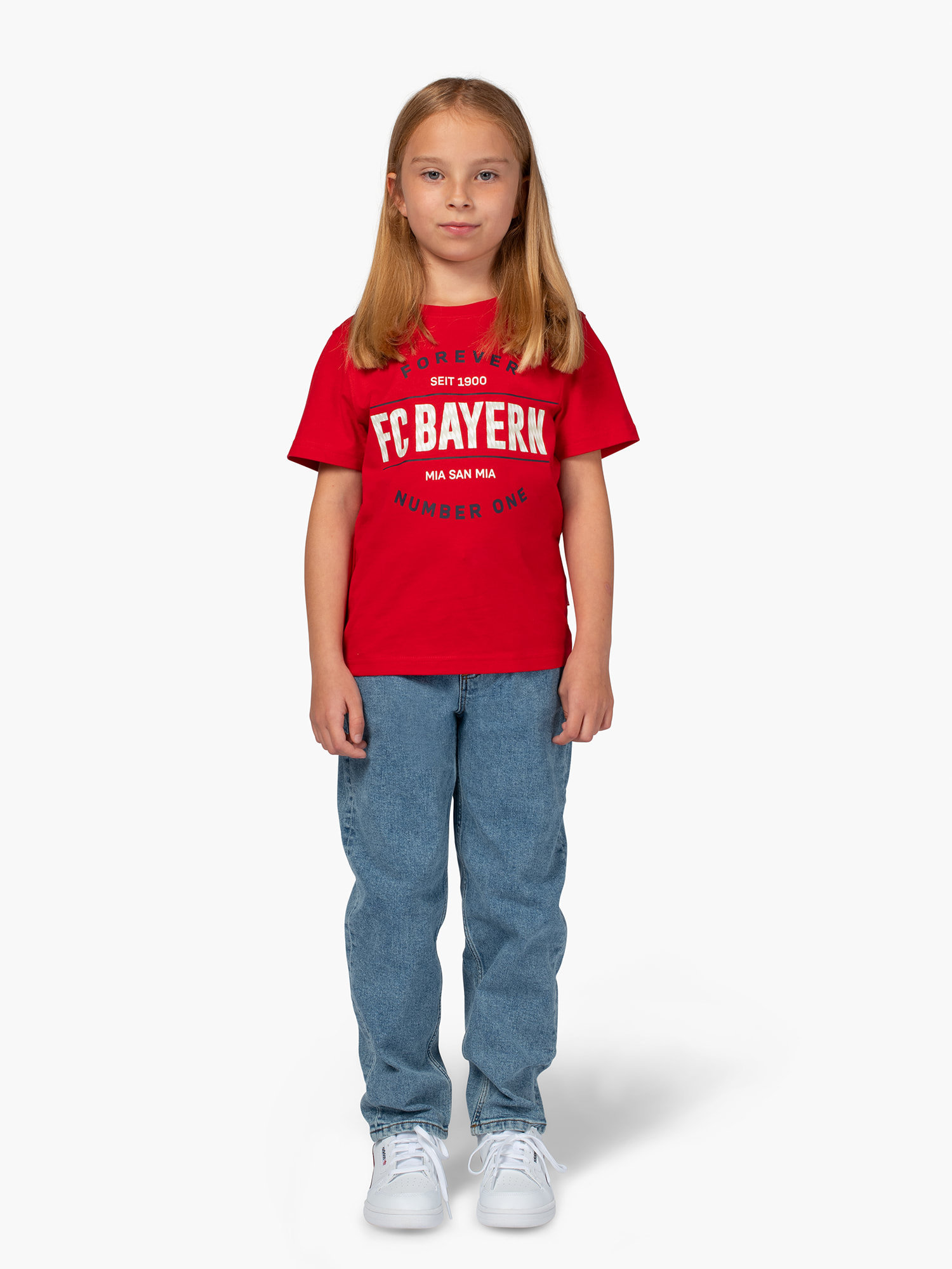 Kinder T-Shirt Forever Number One rot | Offizieller FC Bayern Store