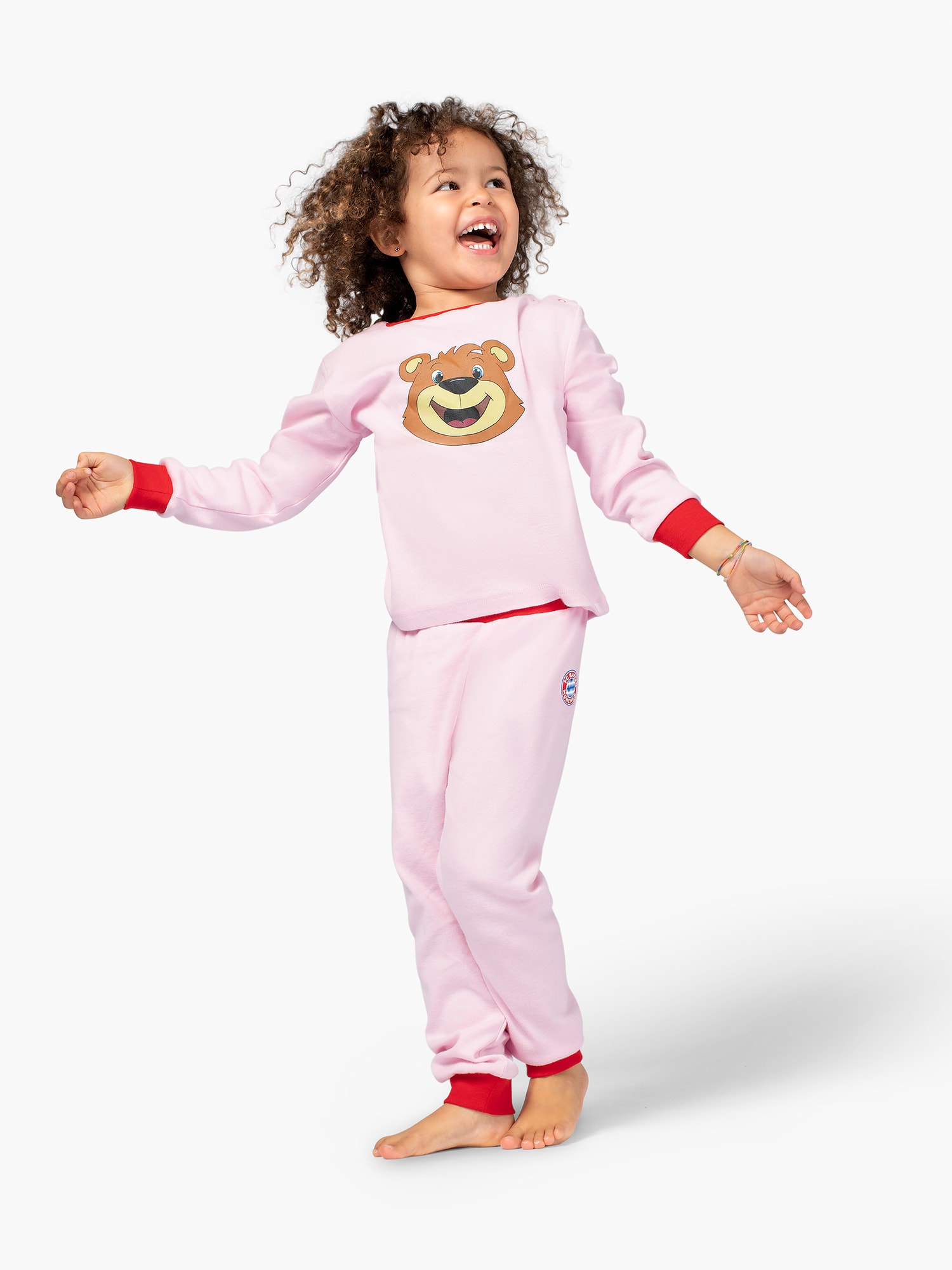Kids Berni pyjamas pink | Official FC Bayern Munich Store