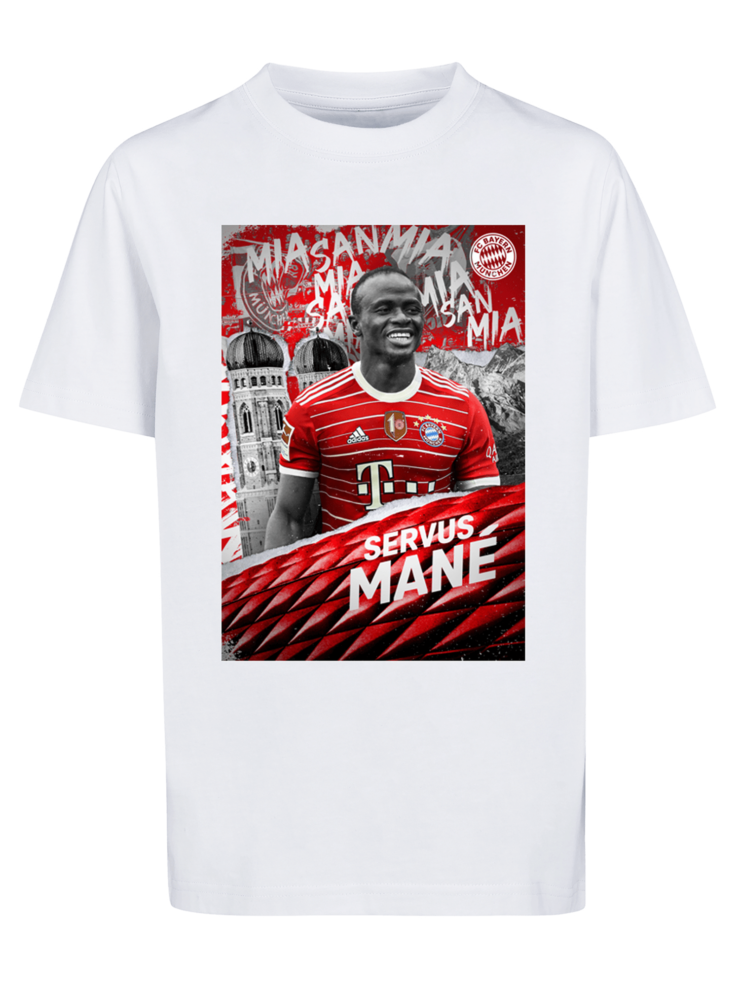 Men Mané T-shirt white | Official FC Bayern Munich Store