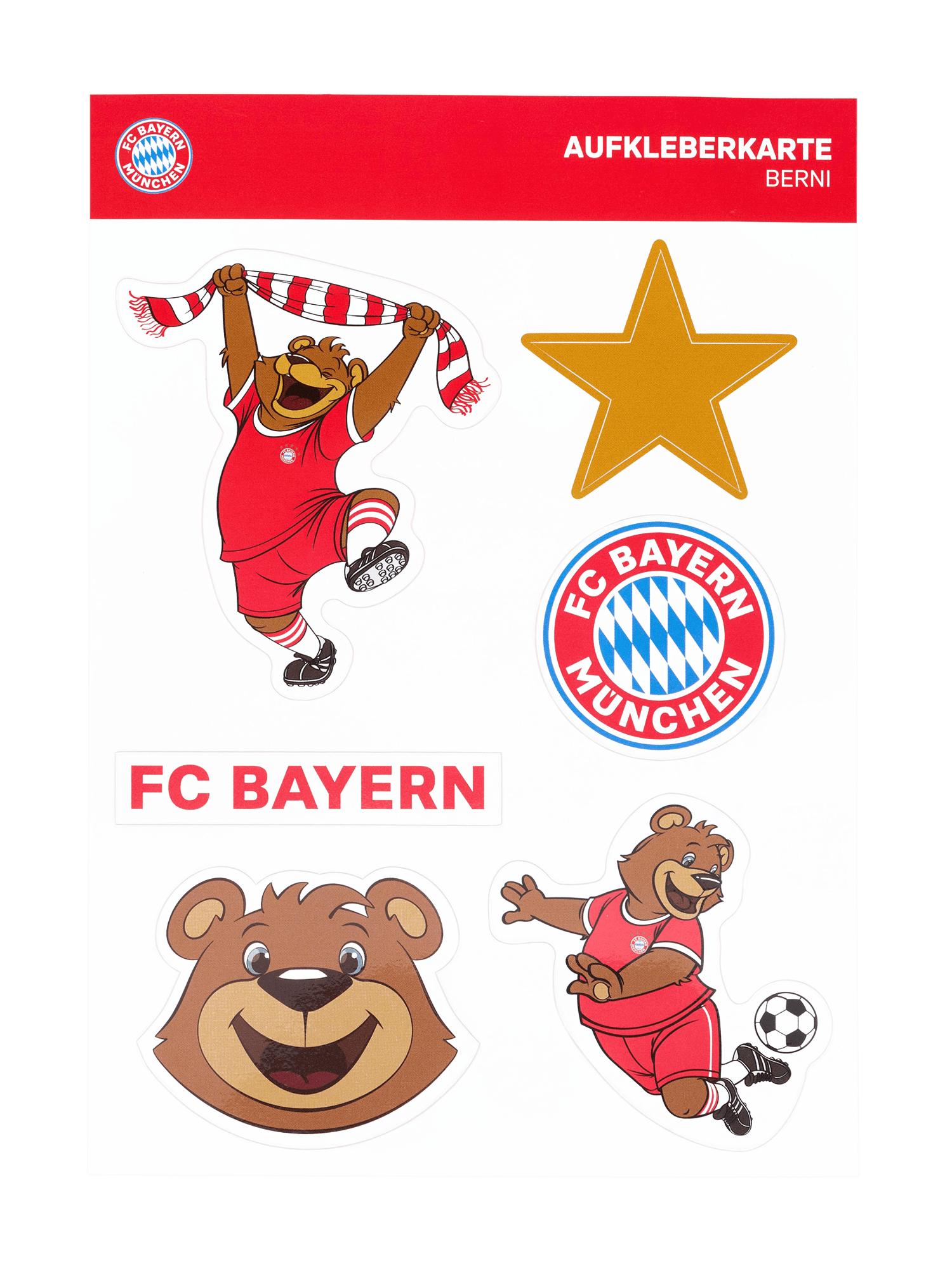 Sticker card Berni | Official FC Bayern Munich Store