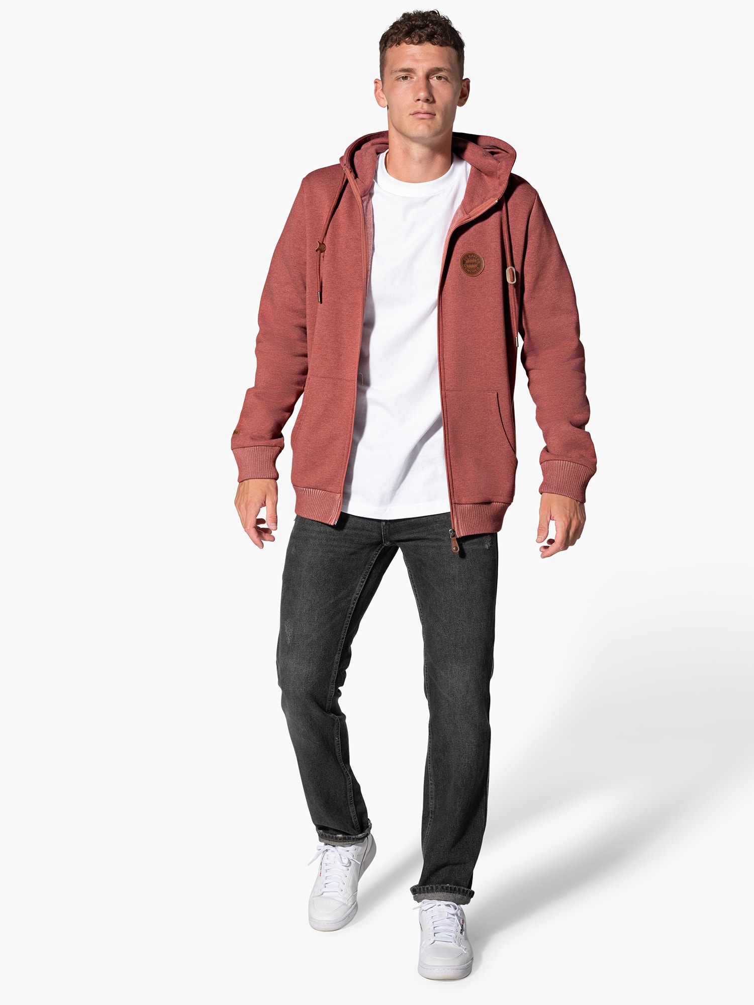 Men Zip jacket Heimat red | Official FC Bayern Munich Store
