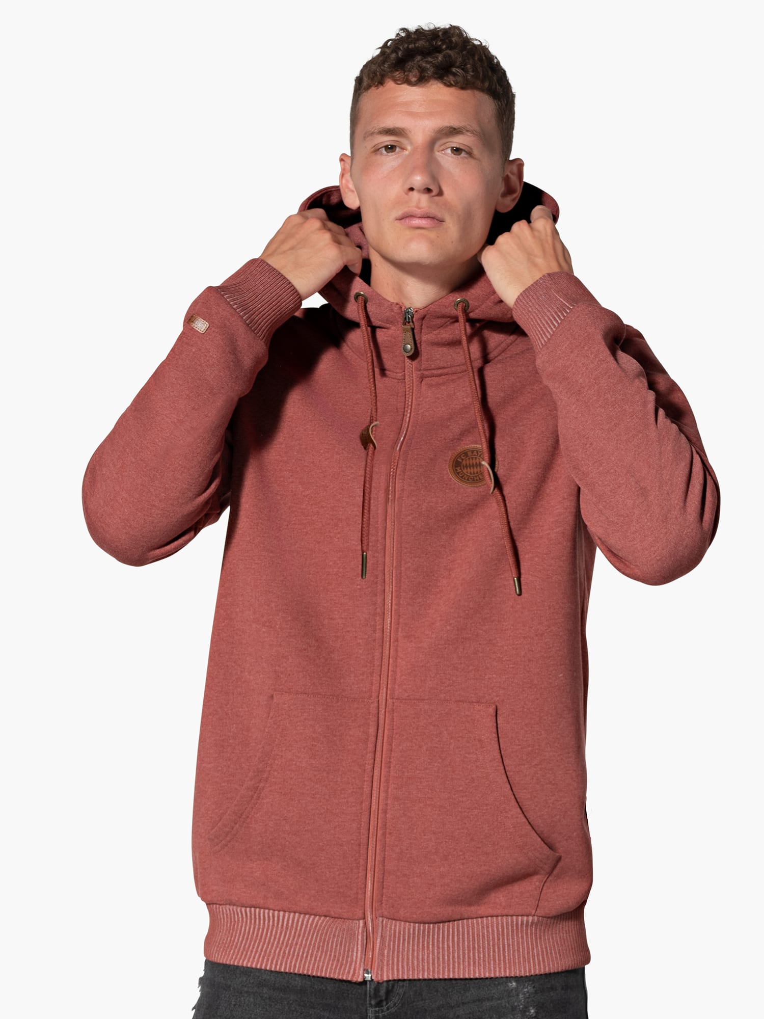 Men Zip jacket Heimat red | Official FC Bayern Munich Store