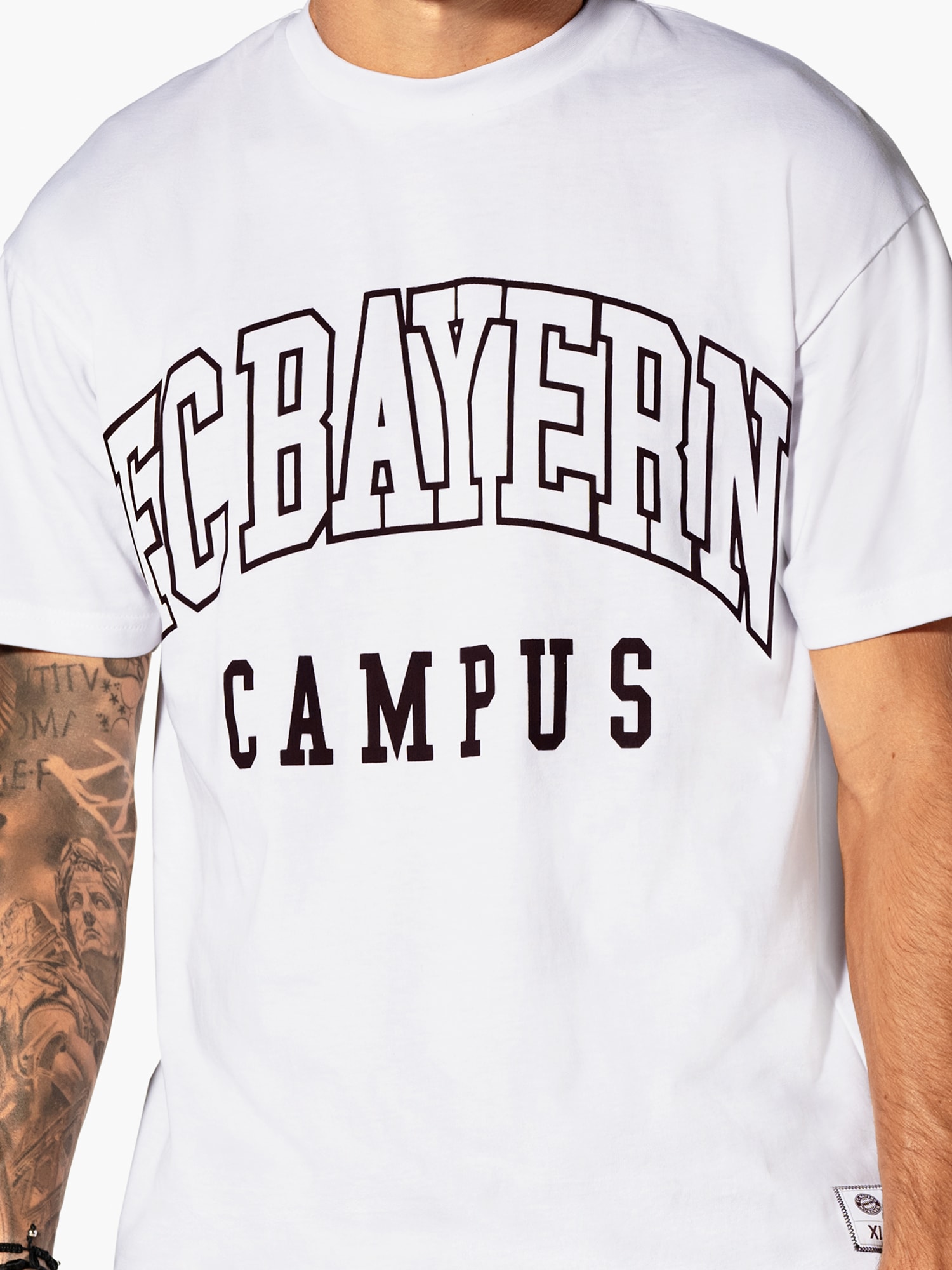 Men Campus T-shirt white | Official FC Bayern Munich Store