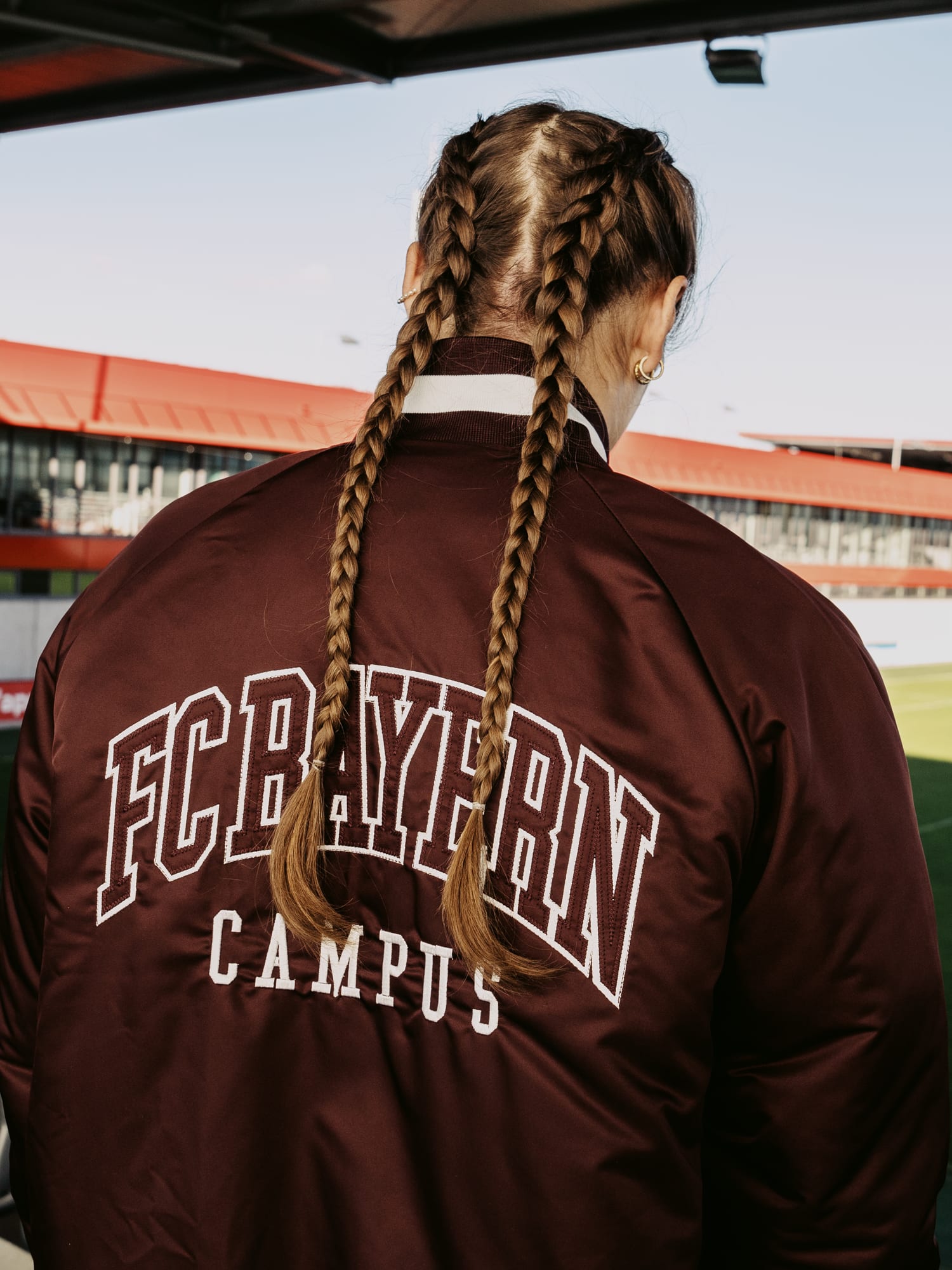 Men College campus jacket red | Official FC Bayern Munich Store