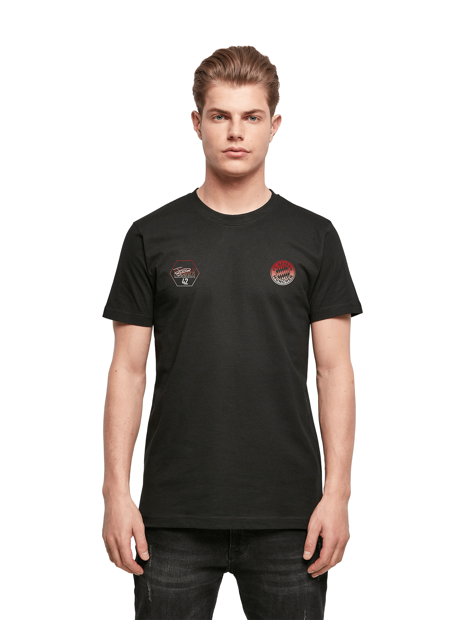Men Musiala T-shirt black | Official FC Bayern Munich Store
