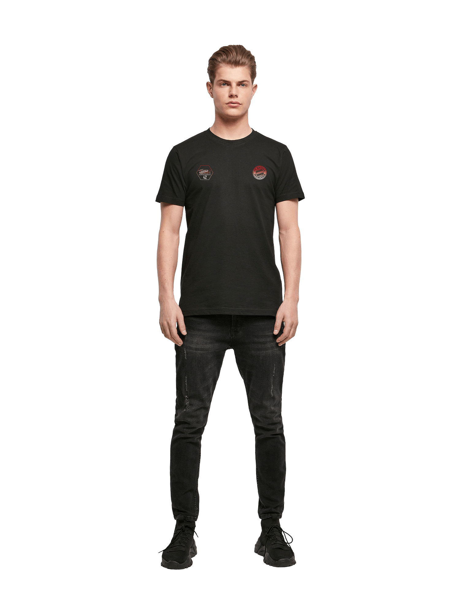 Men Musiala T-shirt black | Official FC Bayern Munich Store