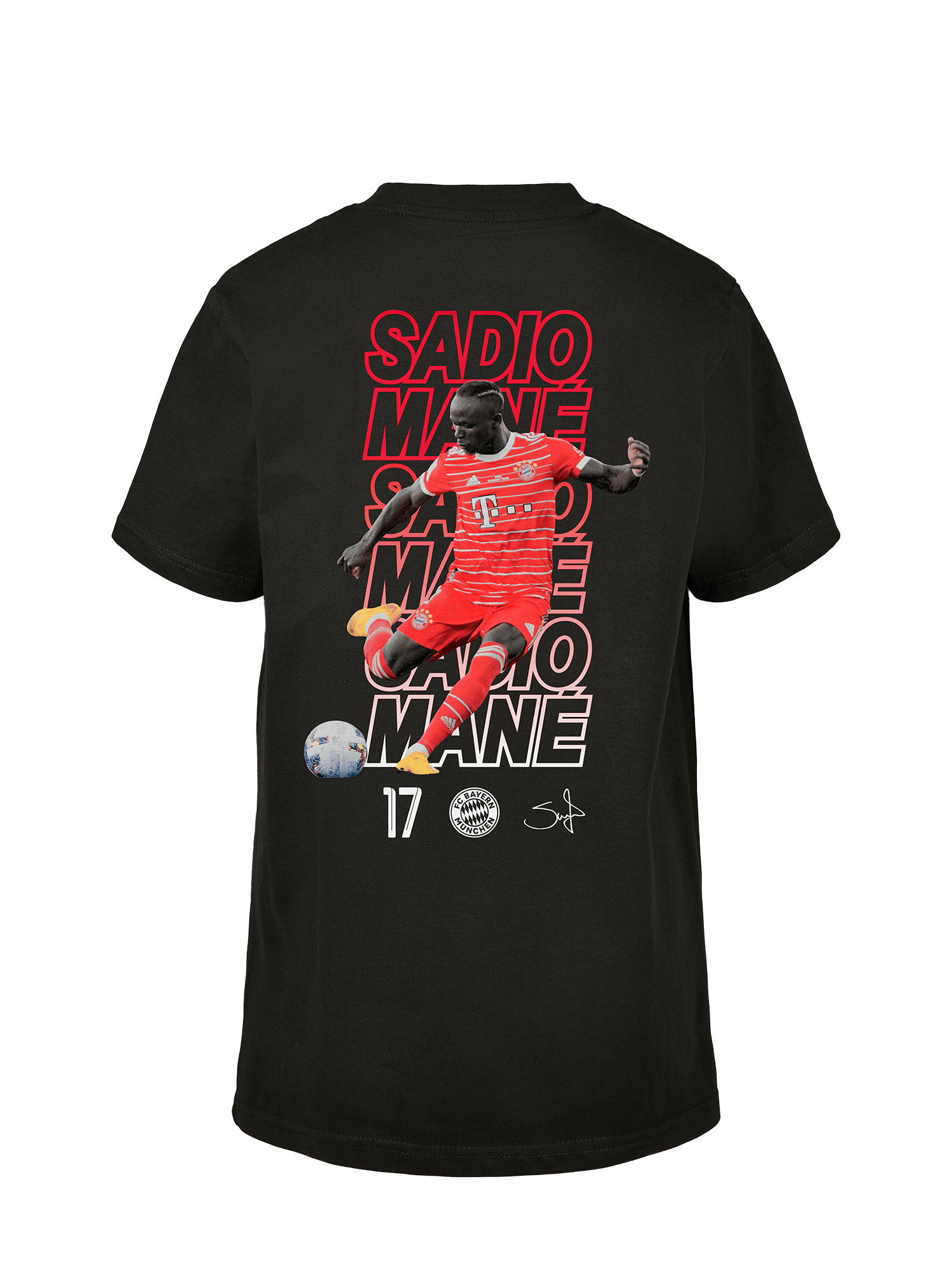 Kids Mané T-shirt schwarz | Official FC Bayern Munich Store