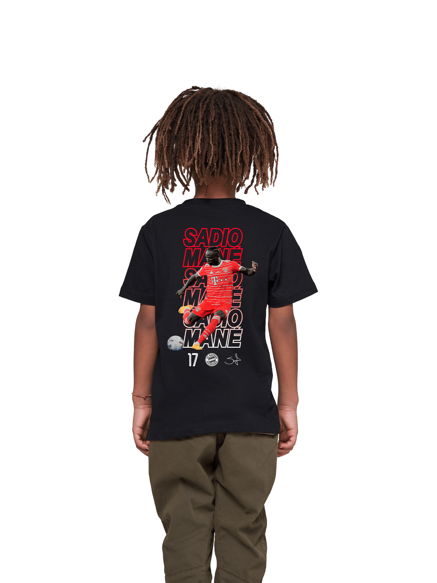 Kids Mané T-shirt black | Official FC Bayern Munich Store