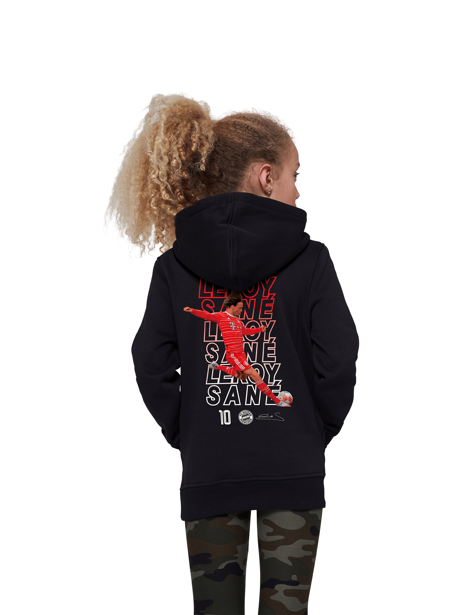 Kids Sané hoodie black | Official FC Bayern Munich Store