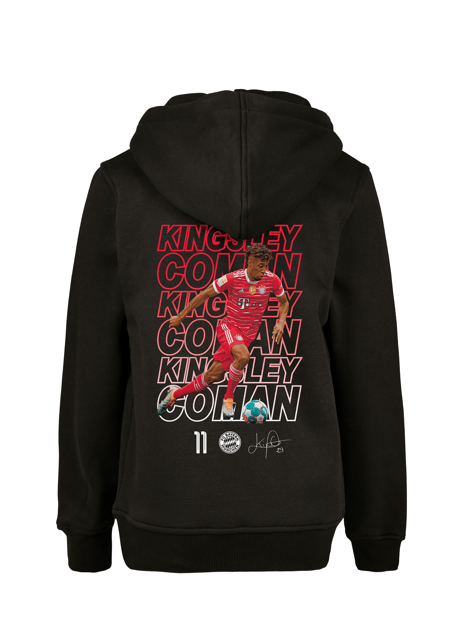 Kinder Hoodie Coman schwarz | Offizieller FC Bayern Store