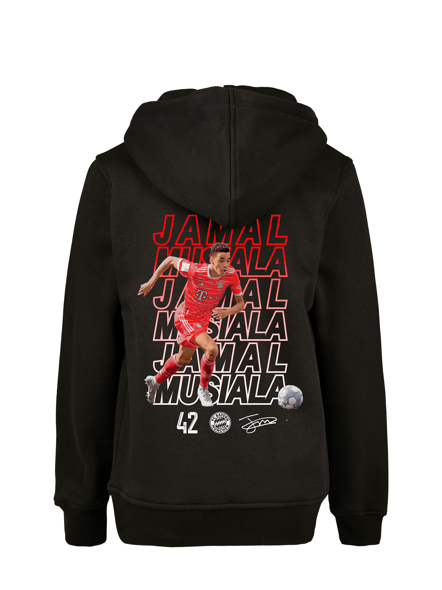 Bambini Hoodie Musiala schwarz | FC Bayern Monaco Store
