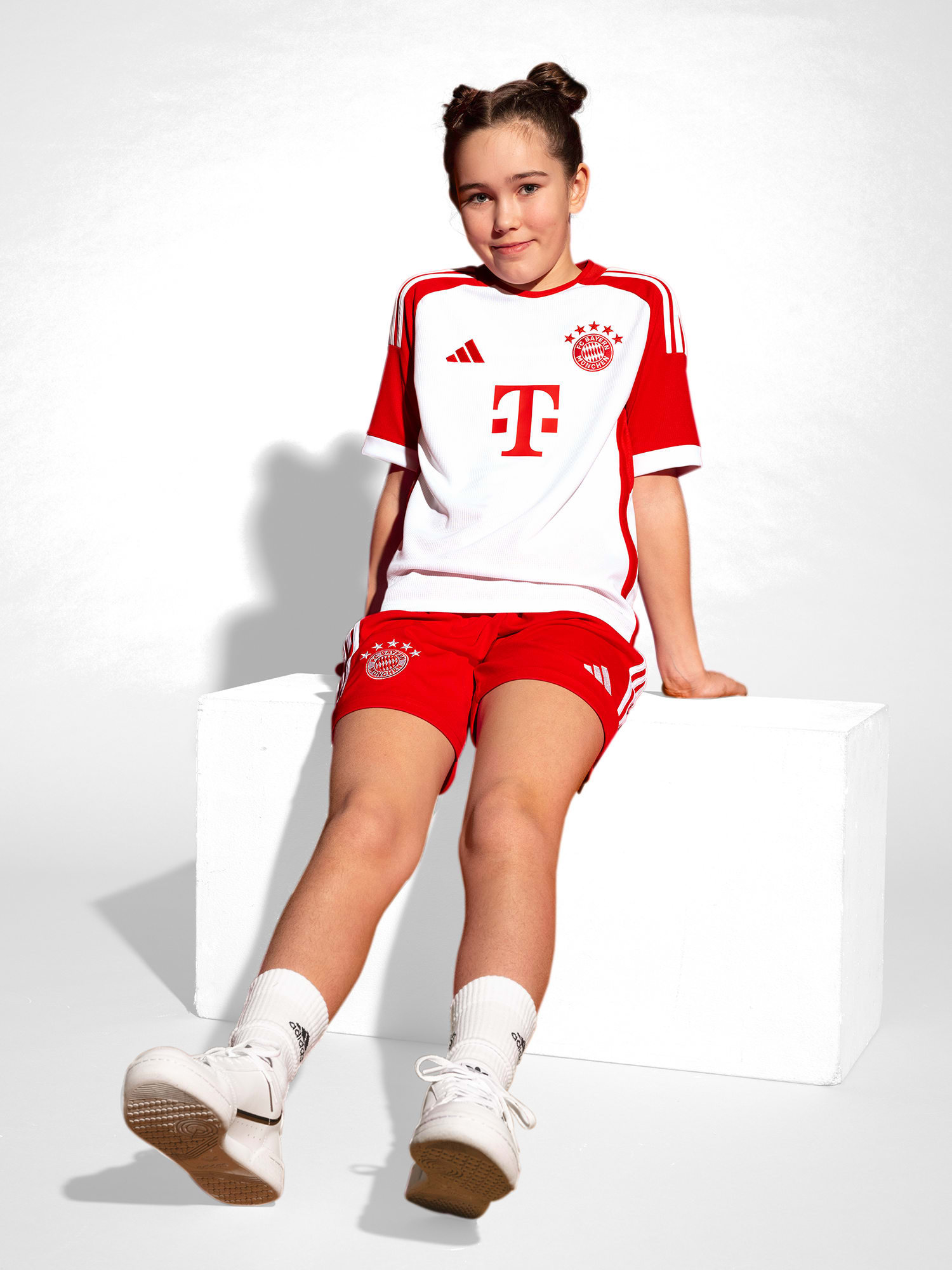 Niños Camiseta Local 23 24 Blanco Tienda Fc Bayern Múnich