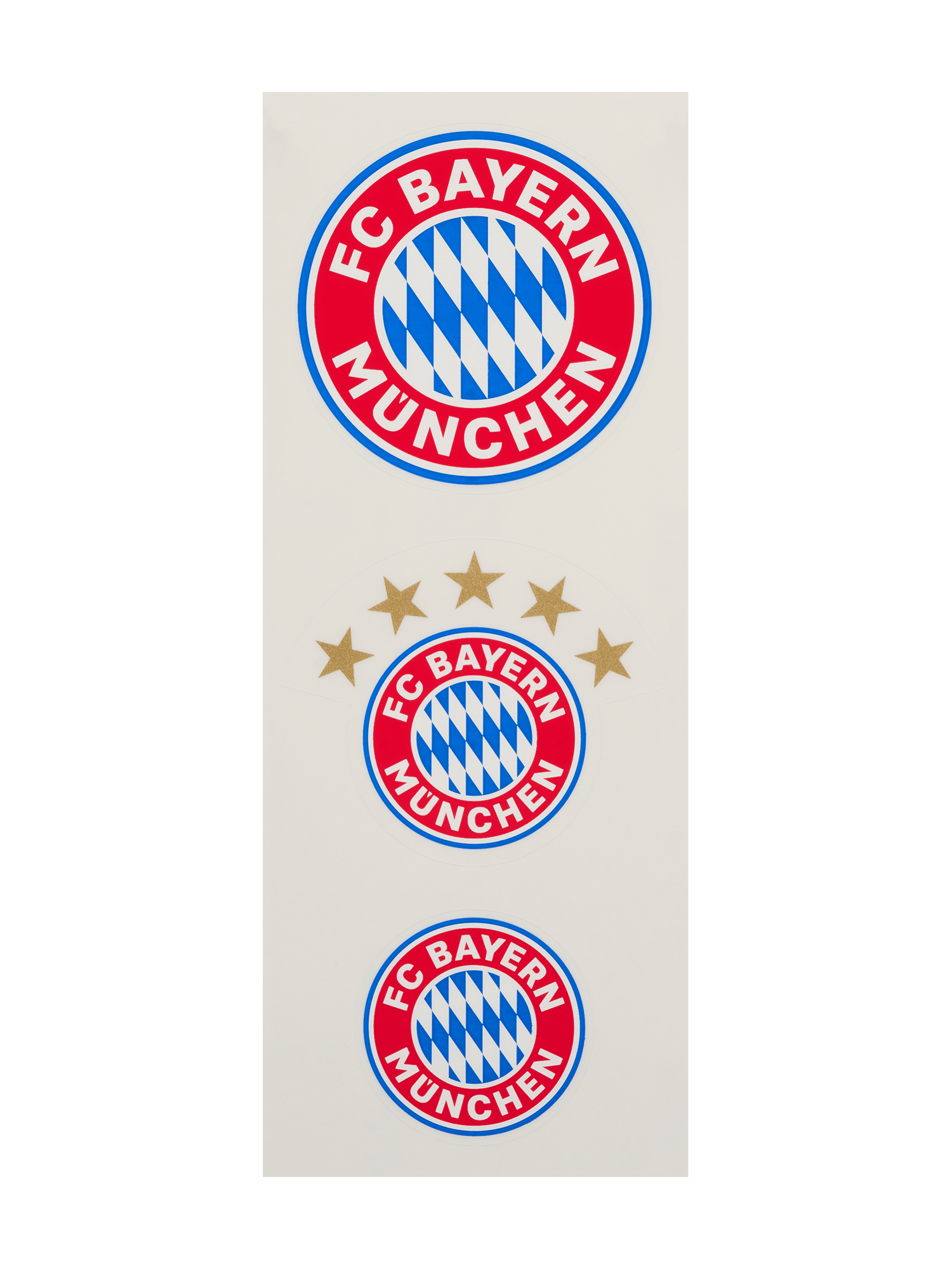 Kinder Sticker Logo 3er Set rot | Offizieller FC Bayern Store