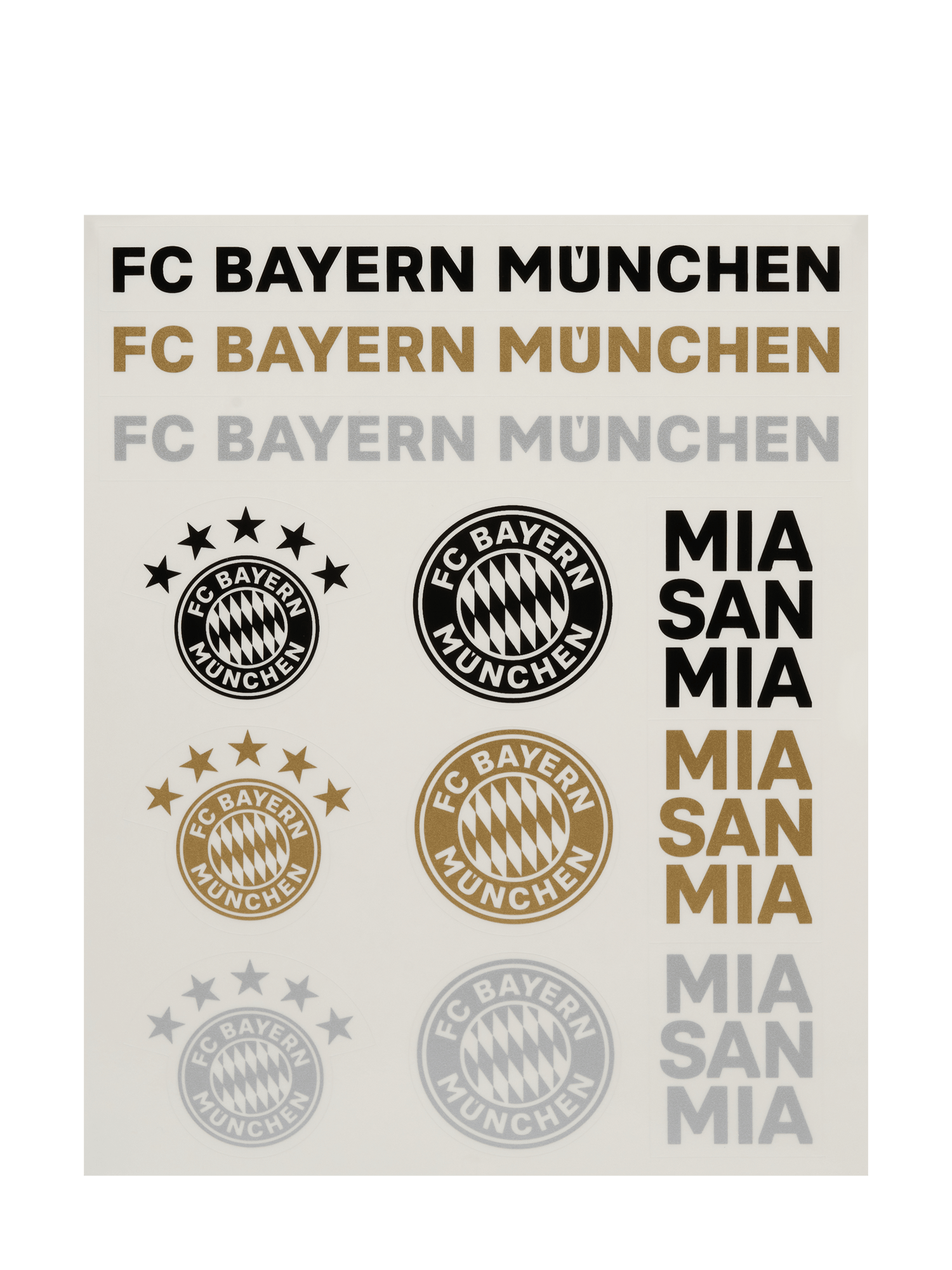 Unisex Sticker set of 2 Logo | Official FC Bayern Munich Store