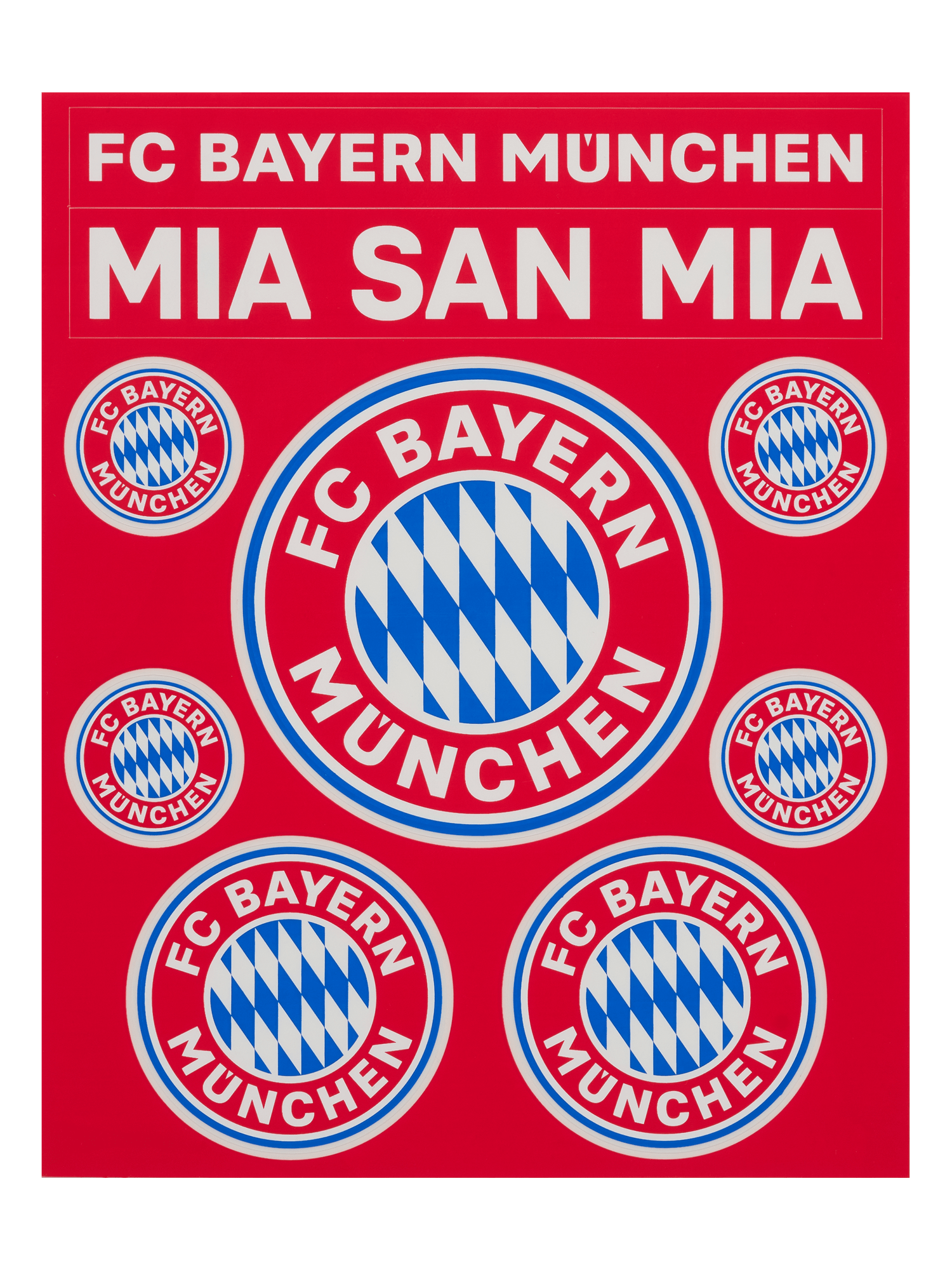 Unisex Sticker set of 2 Logo | Official FC Bayern Munich Store