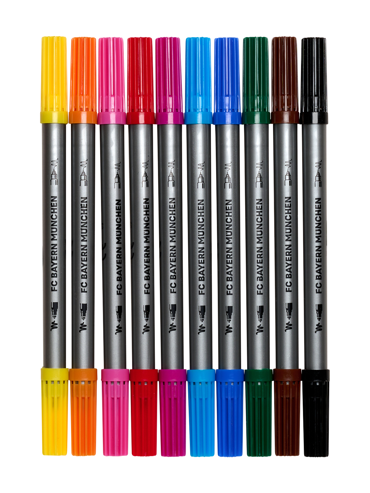 Kids Double fiber pen set of 10 | Official FC Bayern Munich Store