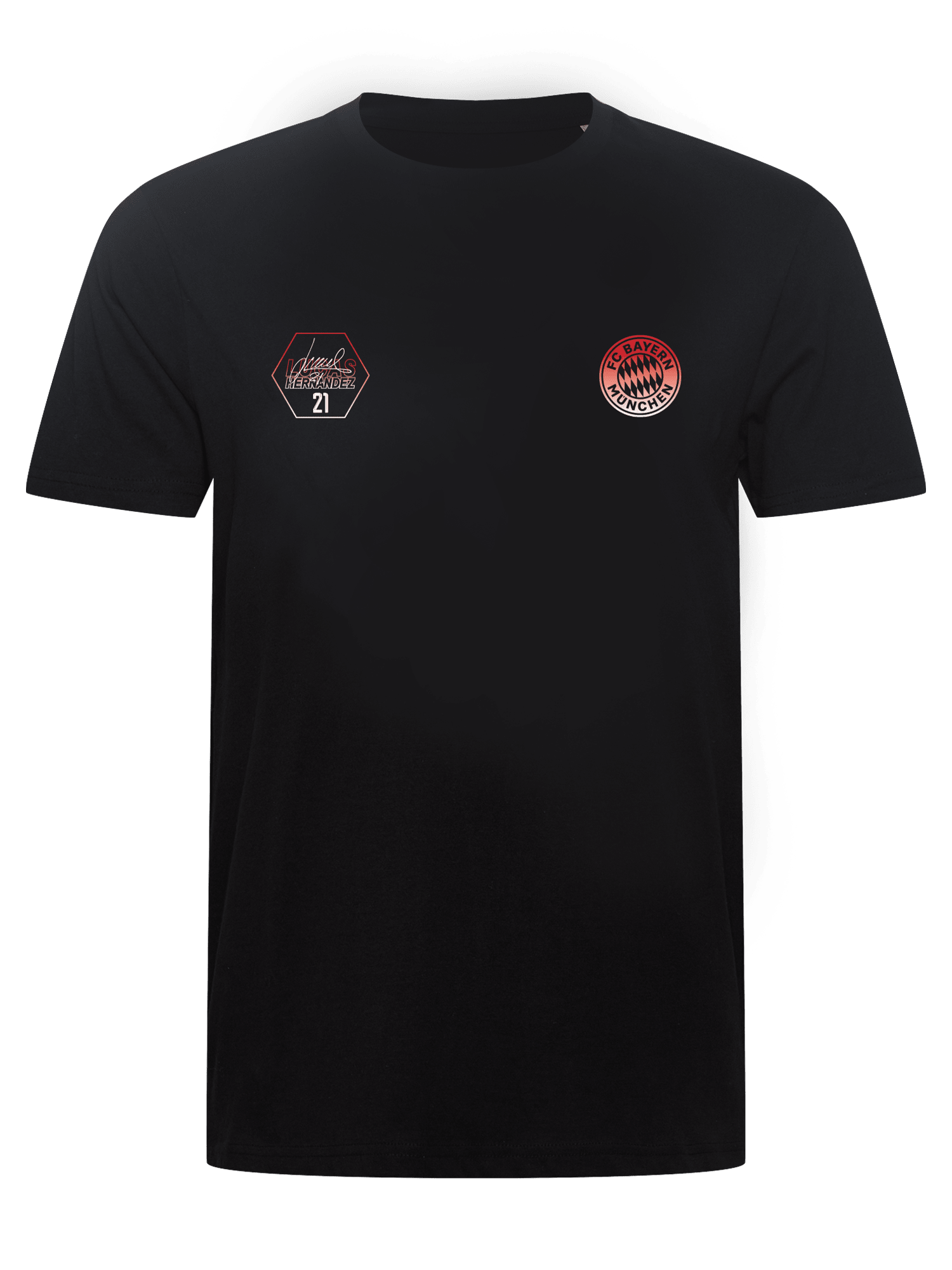 Men T-Shirt Hernández black | Official FC Bayern Munich Store