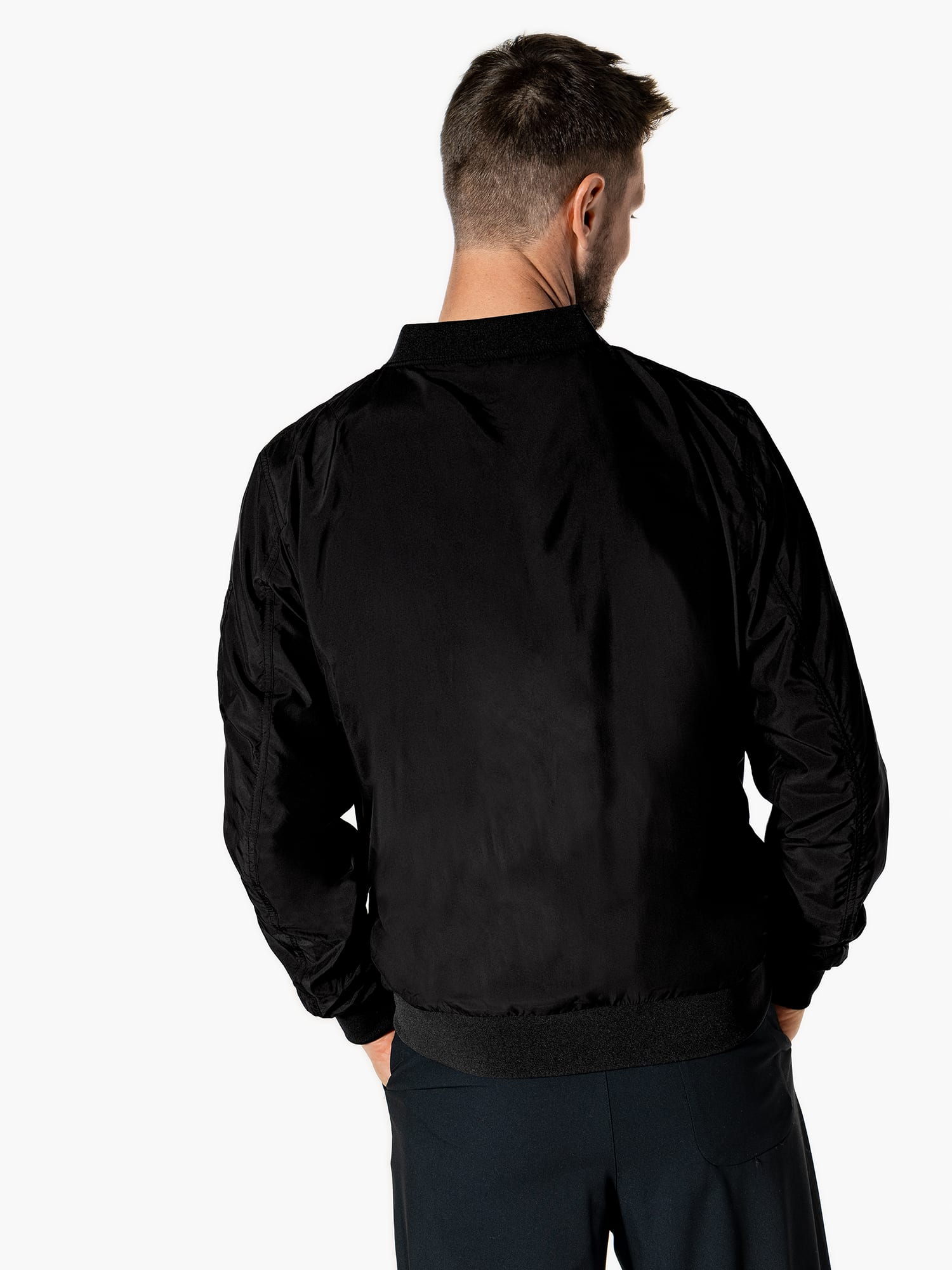 Men Bomber Jacket Classic black | Official FC Bayern Munich Store