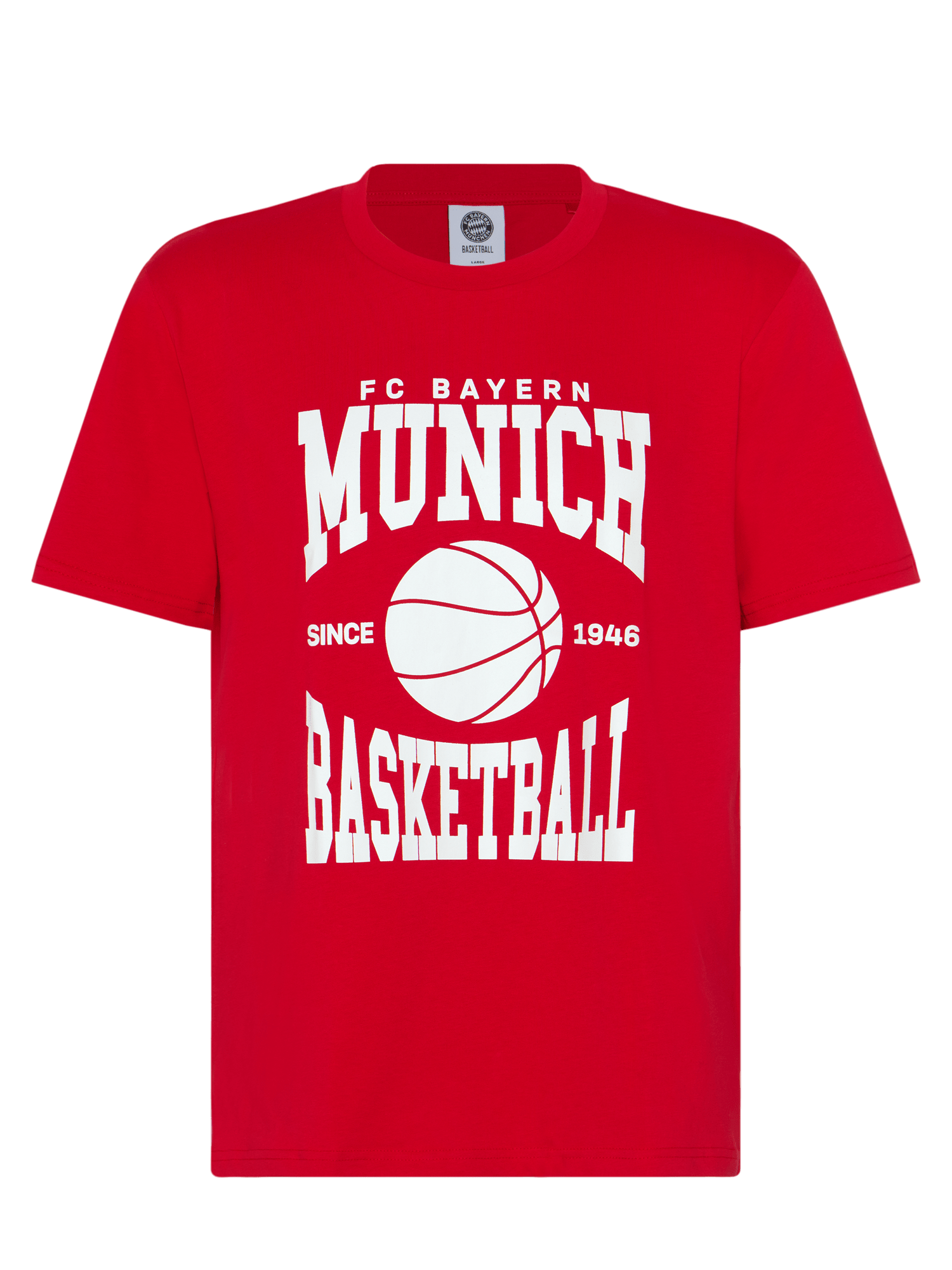 Men Basketball T-Shirt College red | Official FC Bayern Munich Store