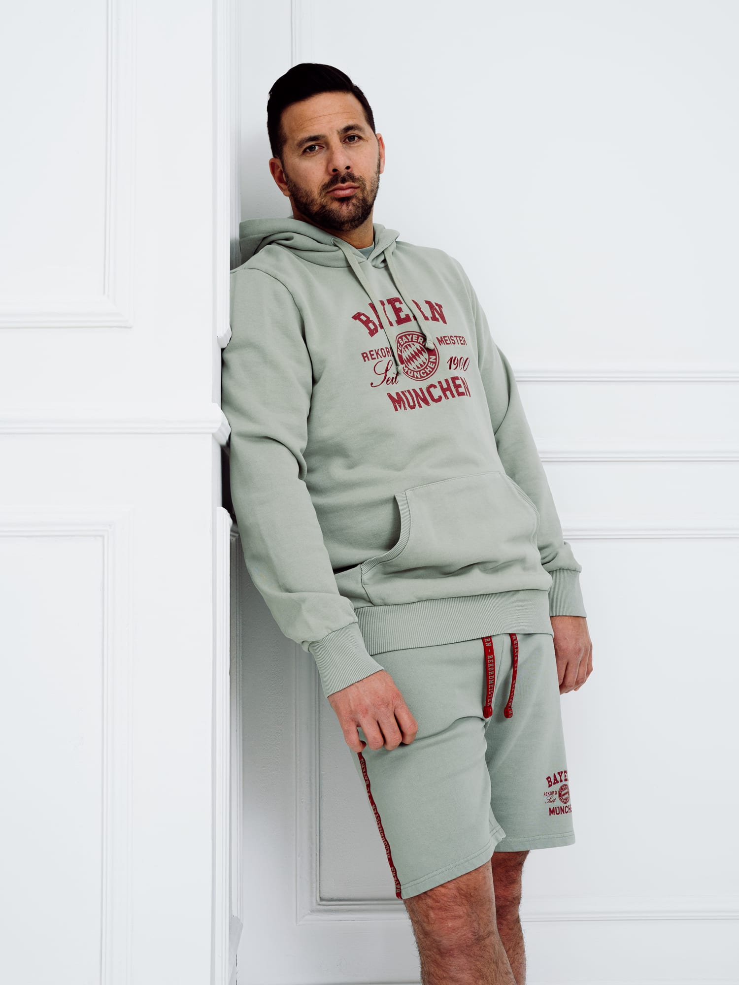 Hommes Sweat à capuche Rekordmeister vert | FC Bayern Munich Boutique