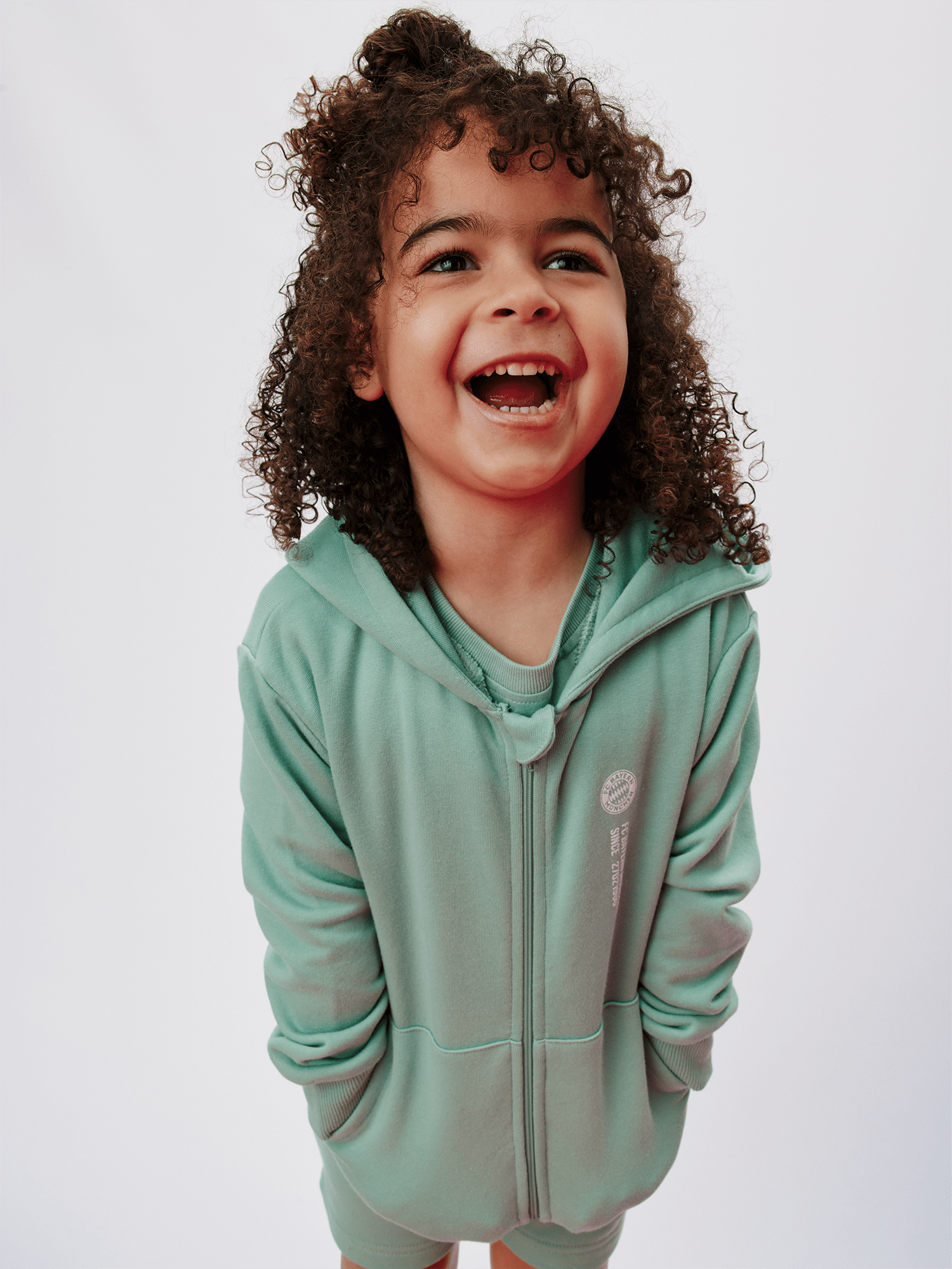 Kids Zip-Hoodie FCBM green | Official FC Bayern Munich Store