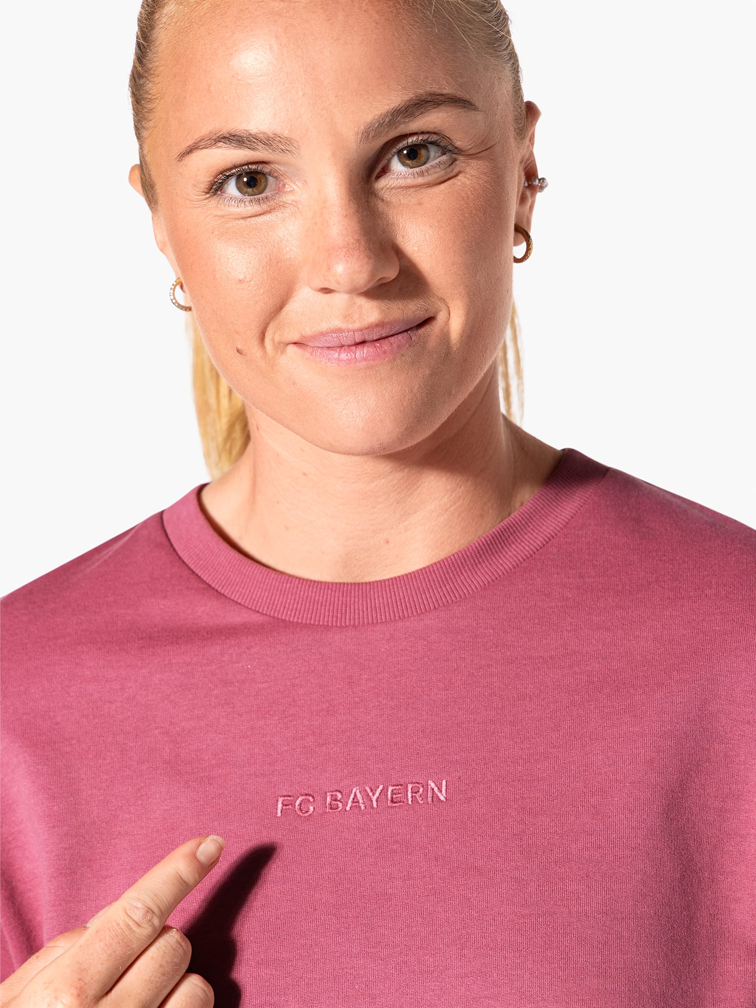 Mujeres Suéter Clásico rosa | Tienda FC Bayern Múnich