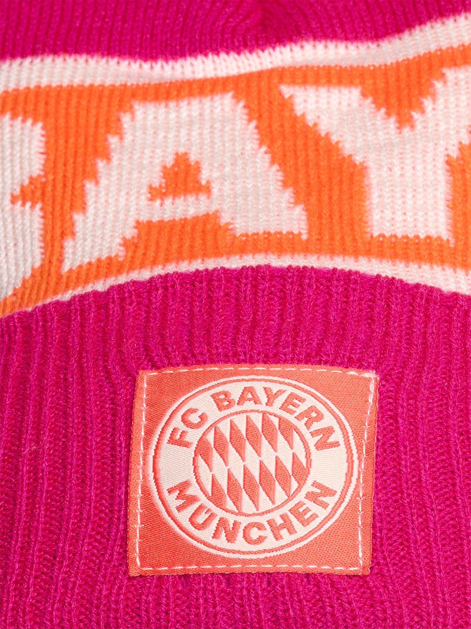 Kids Street knitted hat pink | Official FC Bayern Munich Store