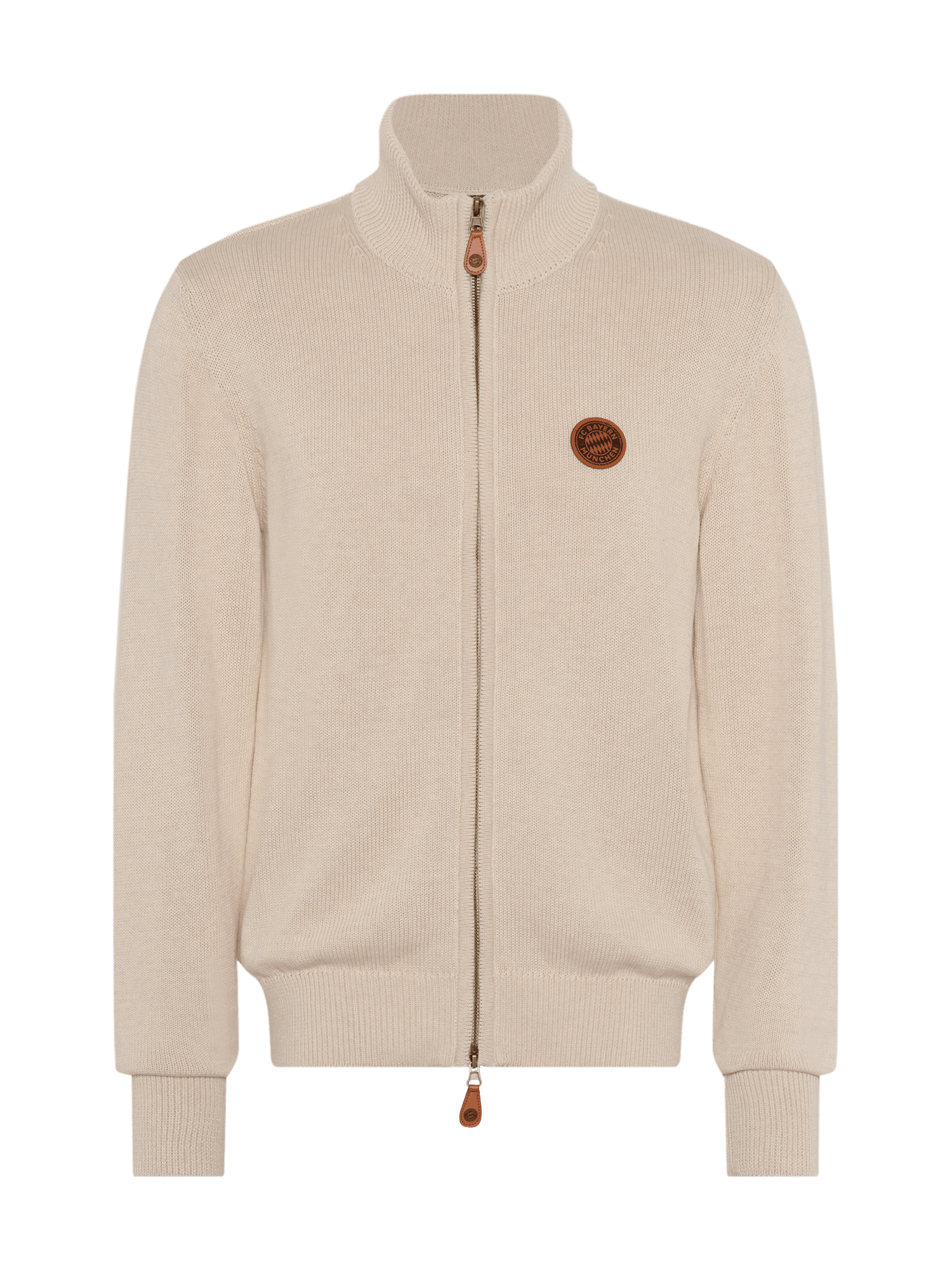 Men Zip-Cardigan Heimat beige | Official FC Bayern Munich Store