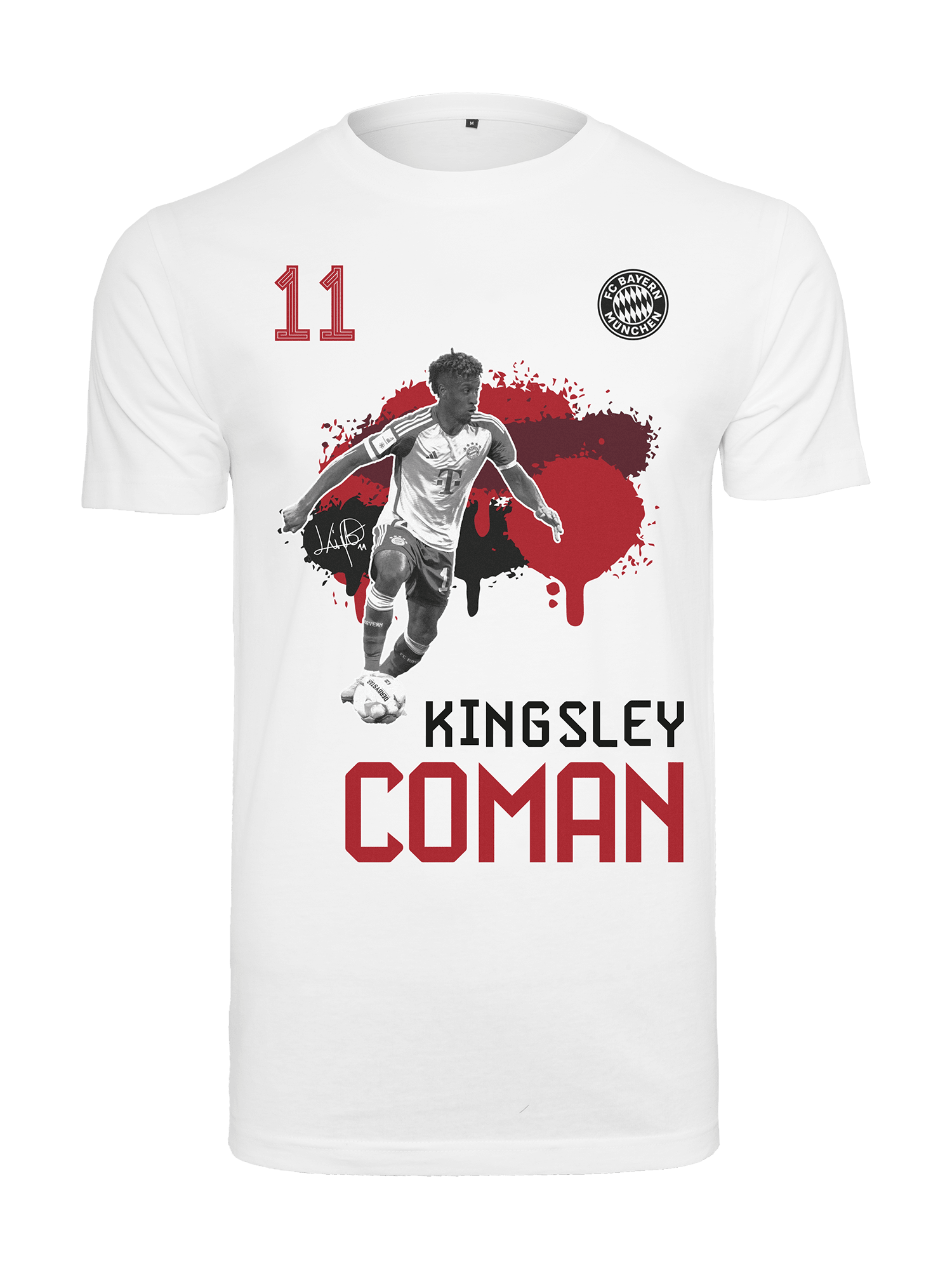 Herren T-Shirt Coman weiß | Offizieller FC Bayern Store